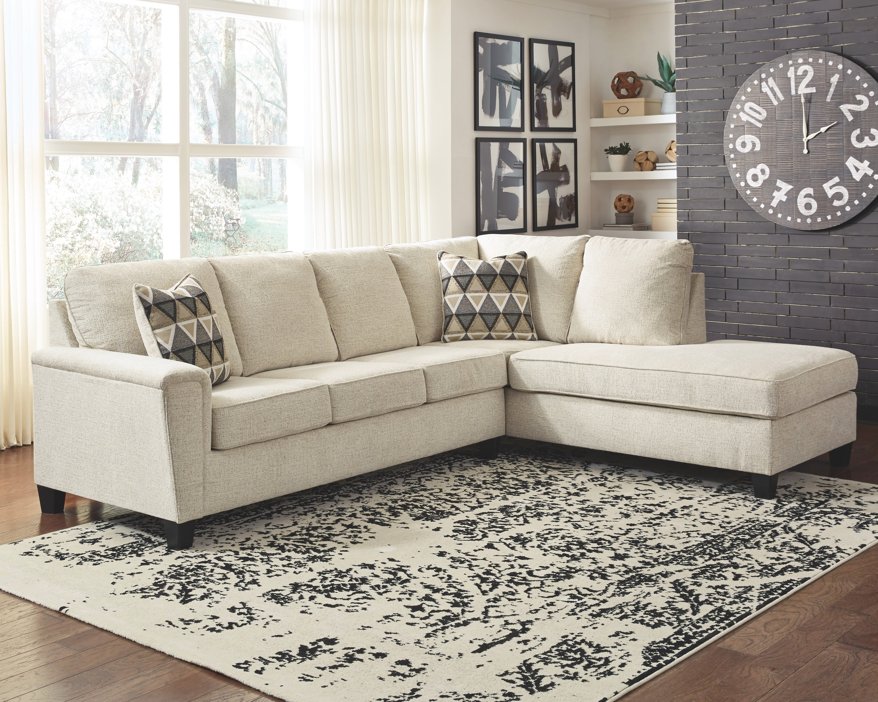 Abinger 2-Piece Sleeper Sectional with Chaise by Signature Design by ...