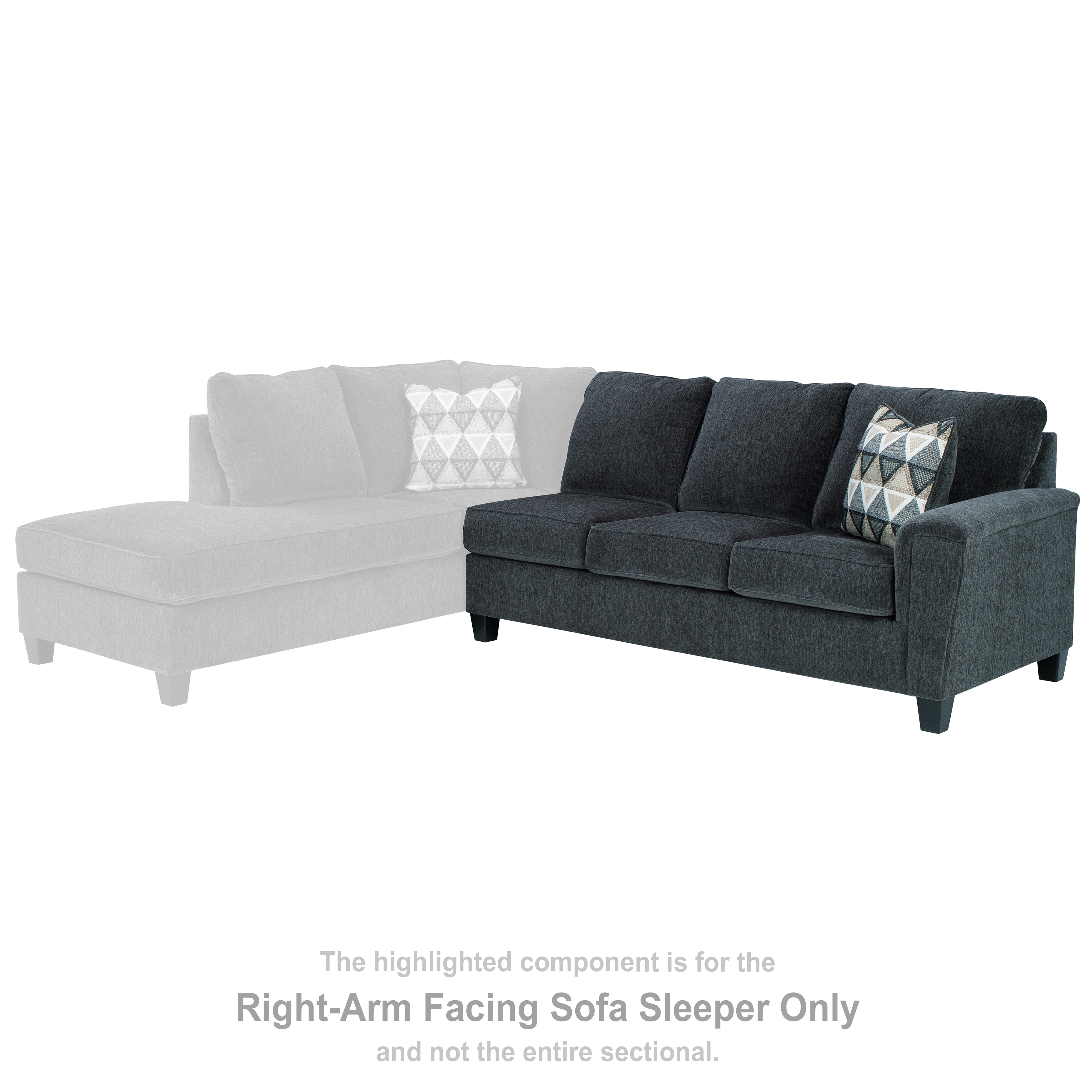 Signature Design by Ashley Living Room Abinger Right Arm Facing Sofa Sleeper 8390570 iFurnish