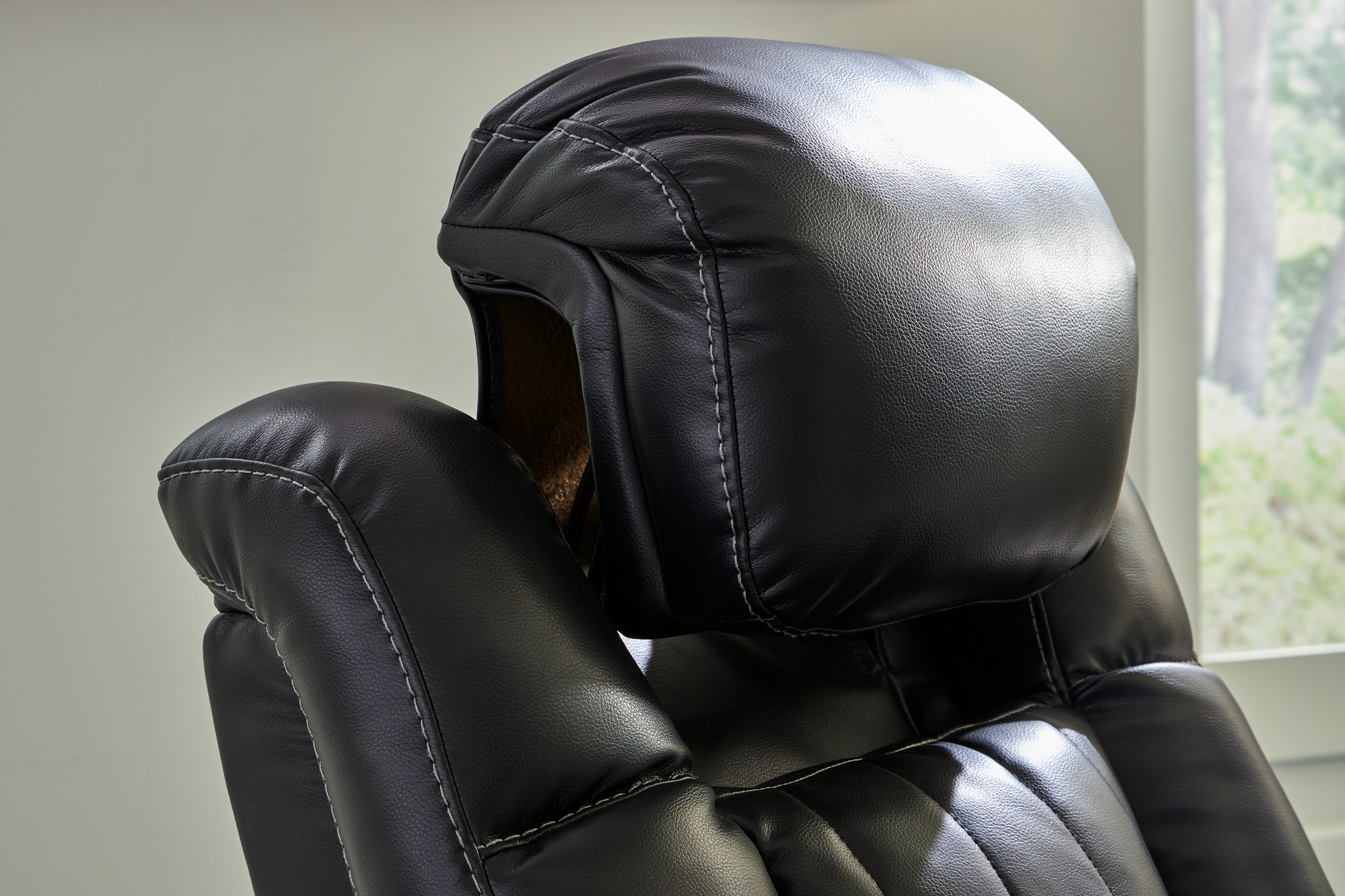 Ashley Caveman Den Caveman Den Power Reclining Loveseat with Console ...