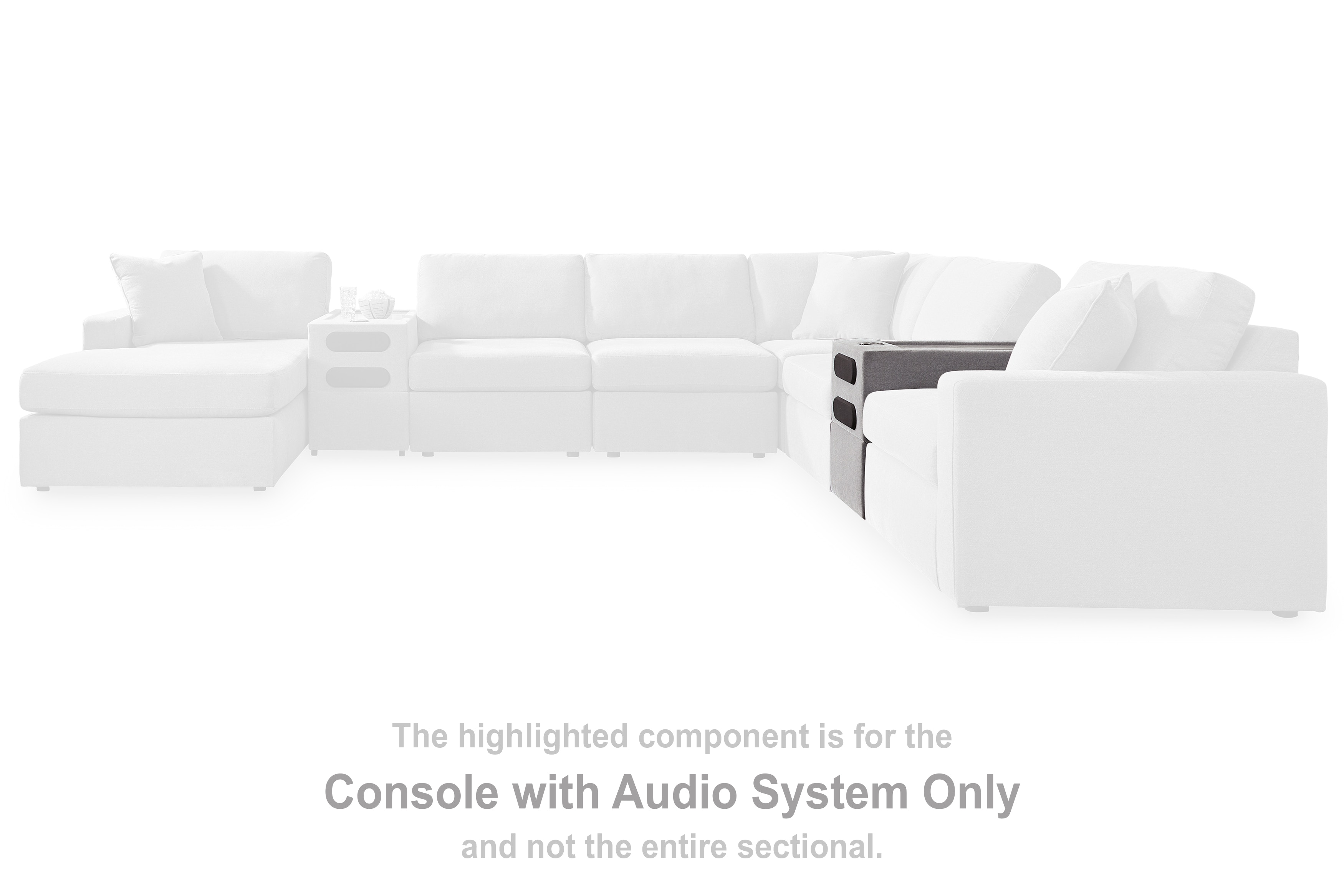 Ashley Modmax Modmax Console with Audio System 9210427 - Portland, OR ...