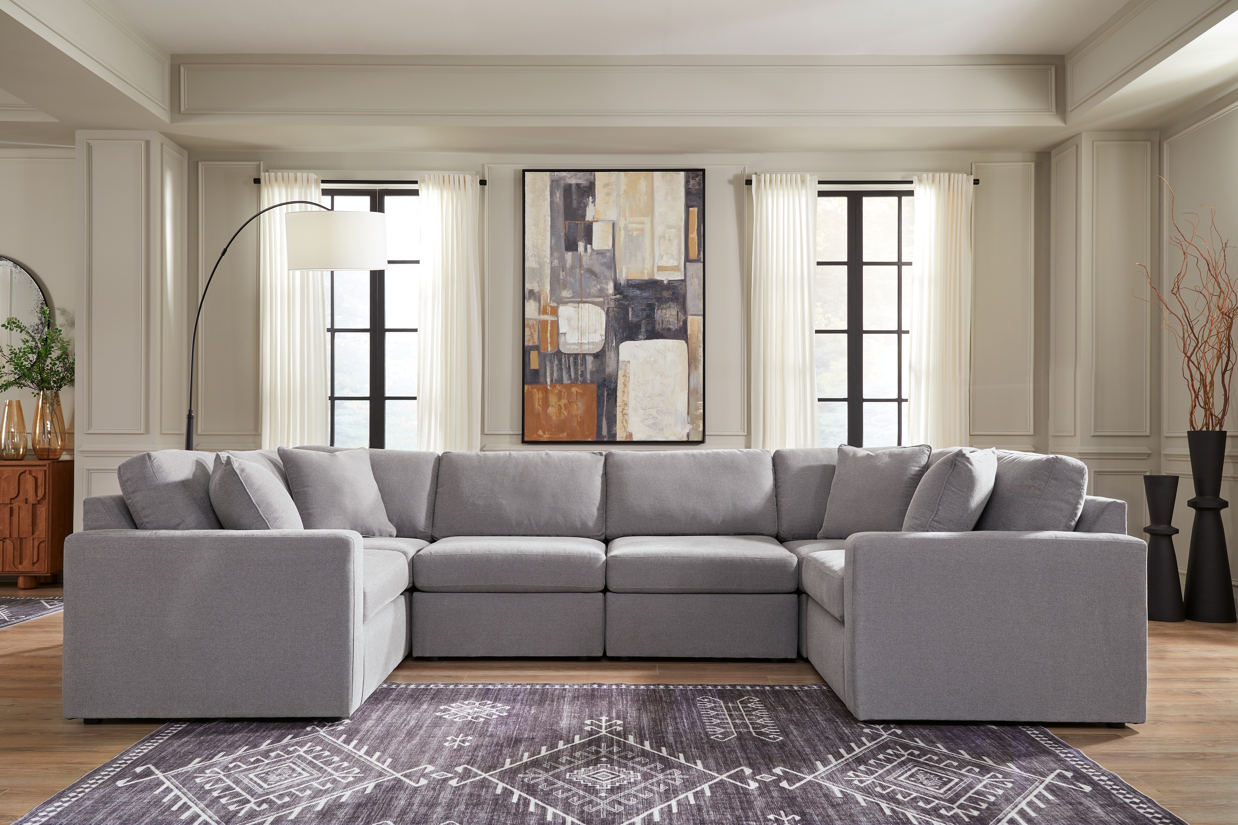 Signature Design by Ashley Living Room Modmax 6-Piece Sectional 92104S8 ...