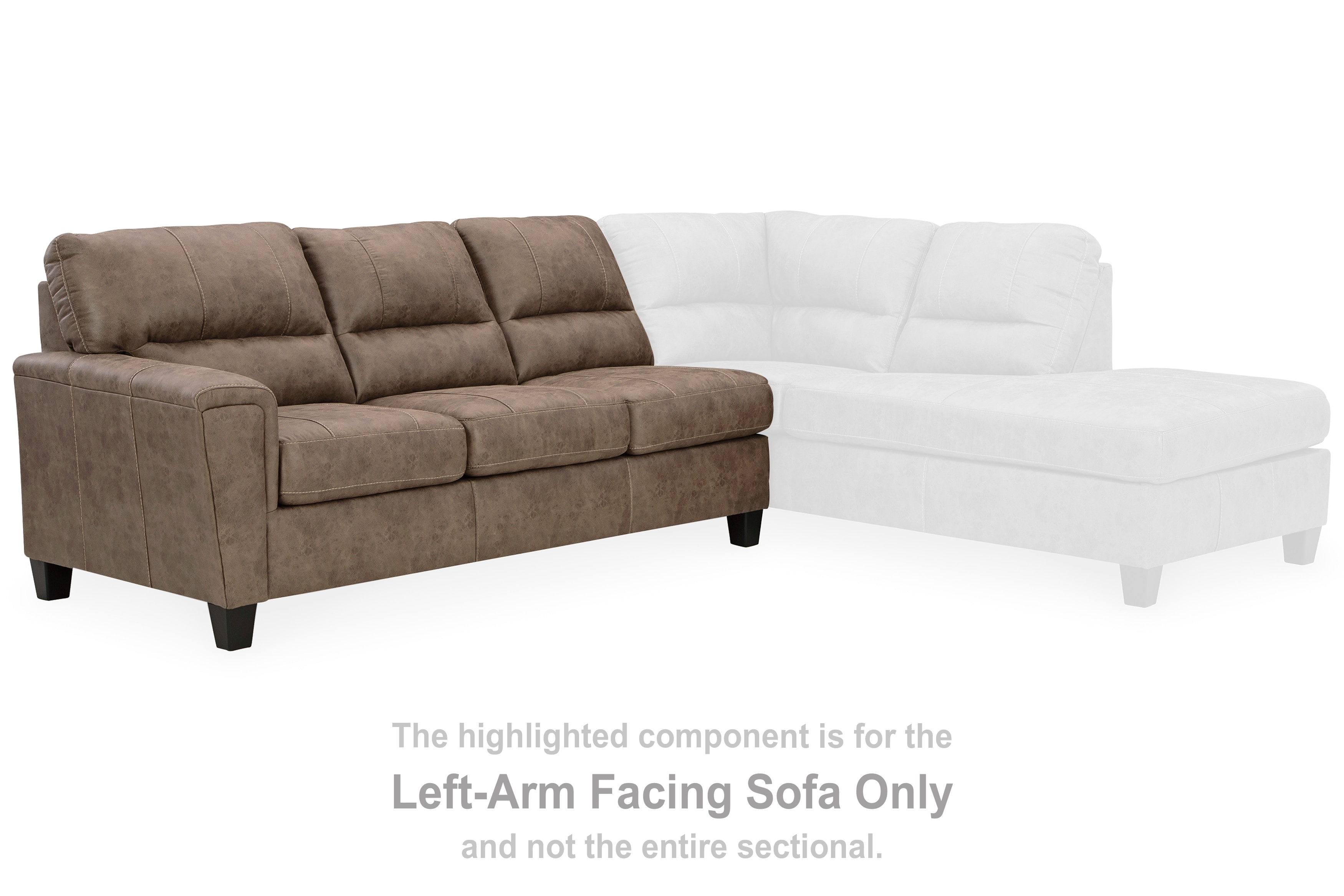 Ashley Navi Navi Left-Arm Facing Sofa 9400466 - Portland, OR | Key Home ...