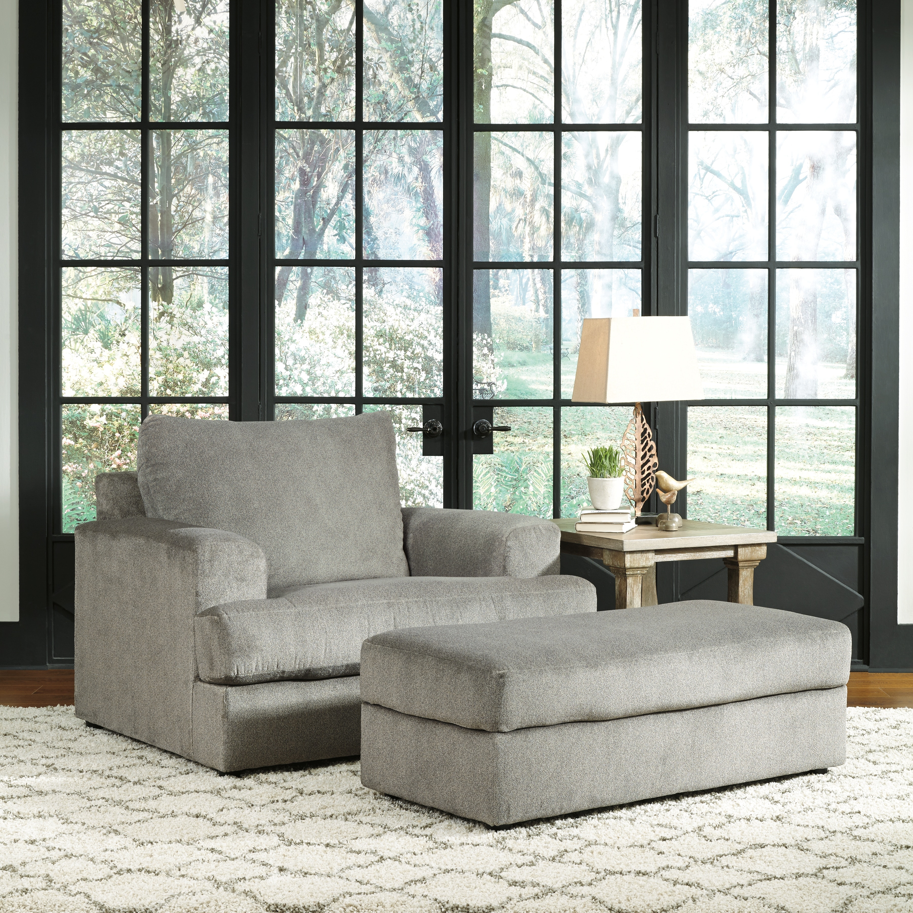 Ashley Soletren Soletren Sofa and Loveseat with Chair and Ottoman ...