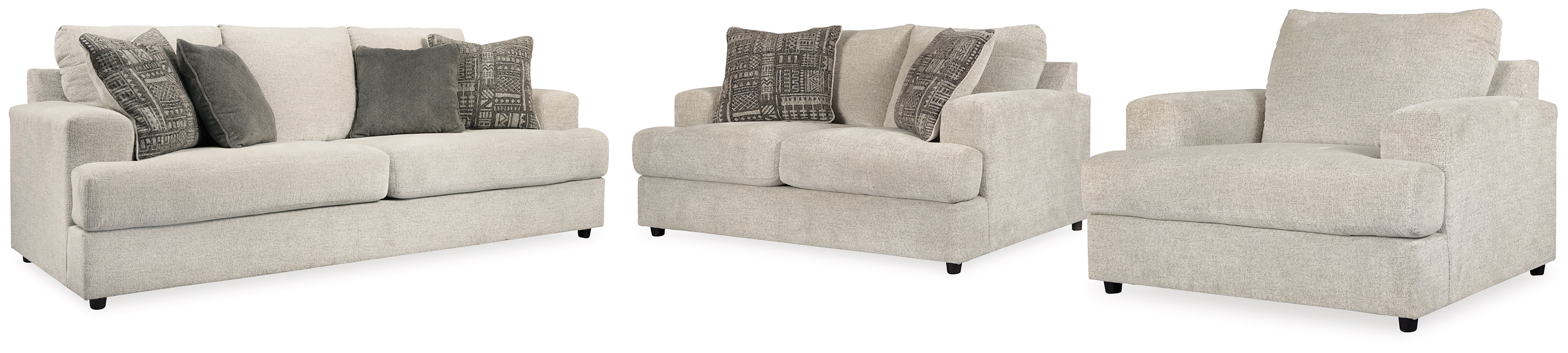 Signature Design by Ashley Living Room Soletren Sofa, Loveseat and ...