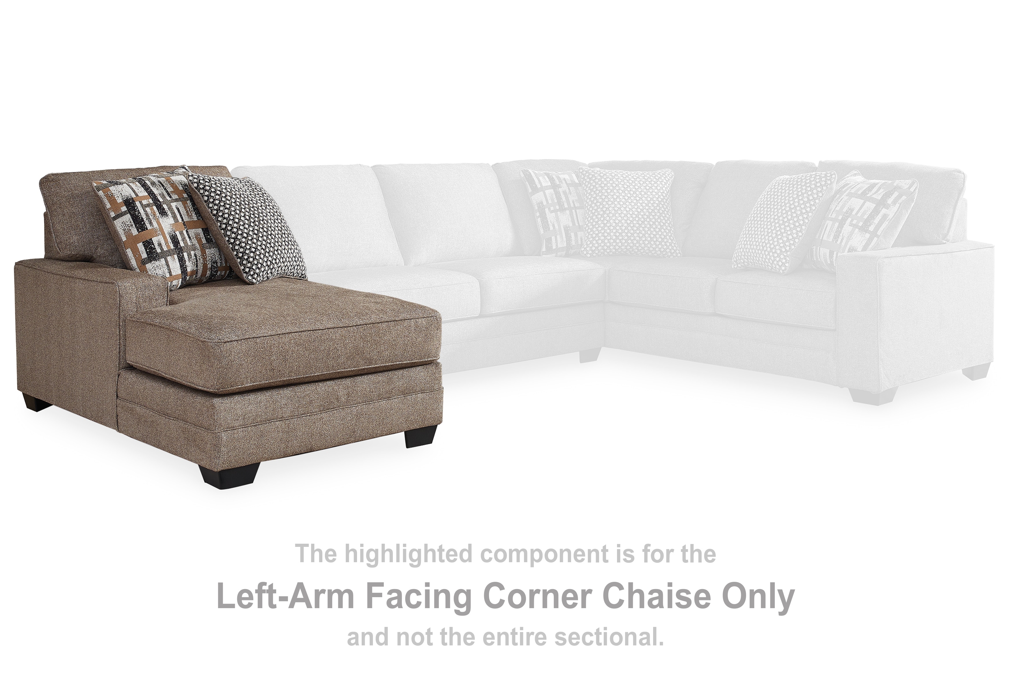 Ashley Cannonbrook Cannonbrook Left-Arm Facing Corner Chaise 9820116 ...
