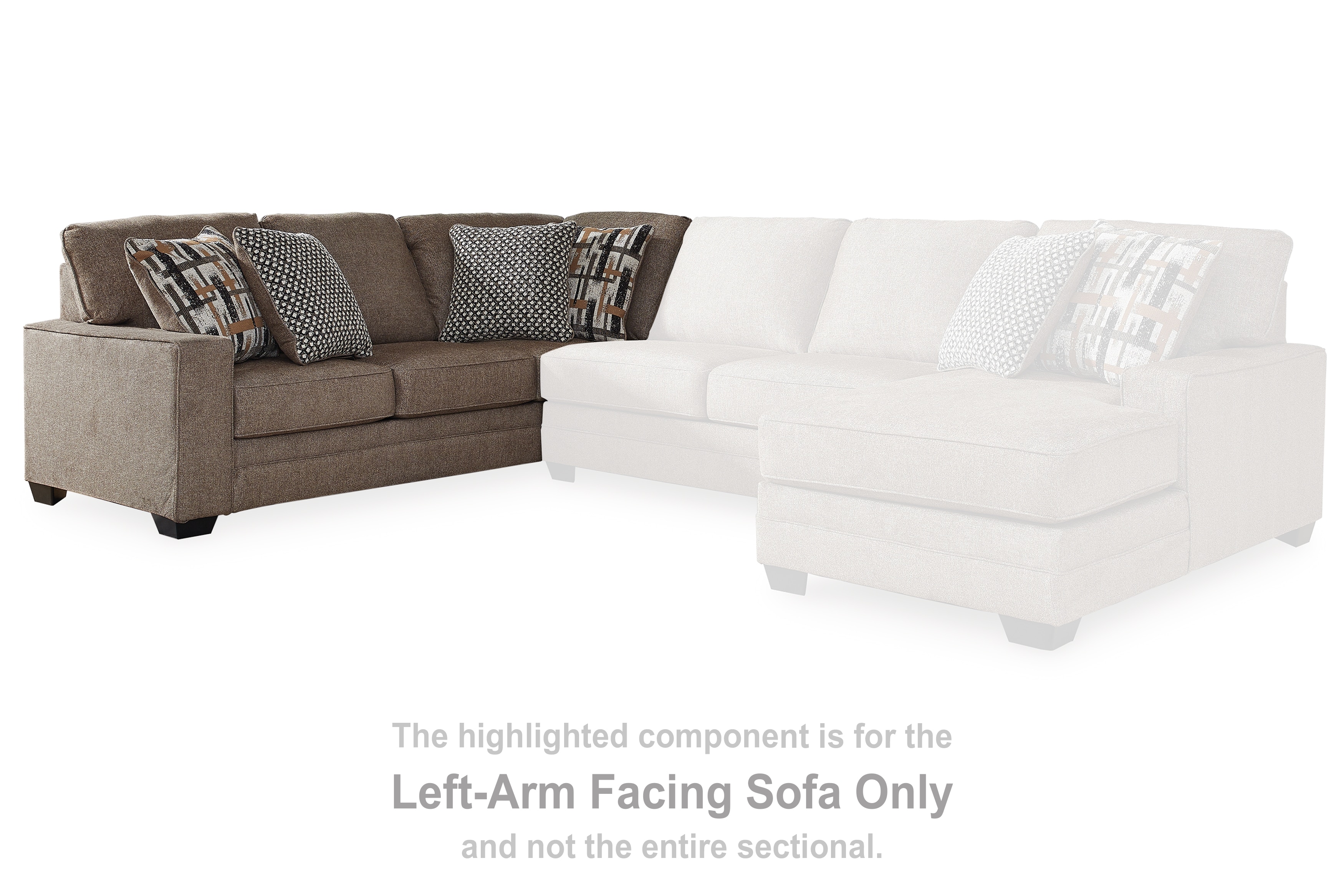 Ashley Cannonbrook Cannonbrook Left-Arm Facing Sofa 9820166 - Portland ...