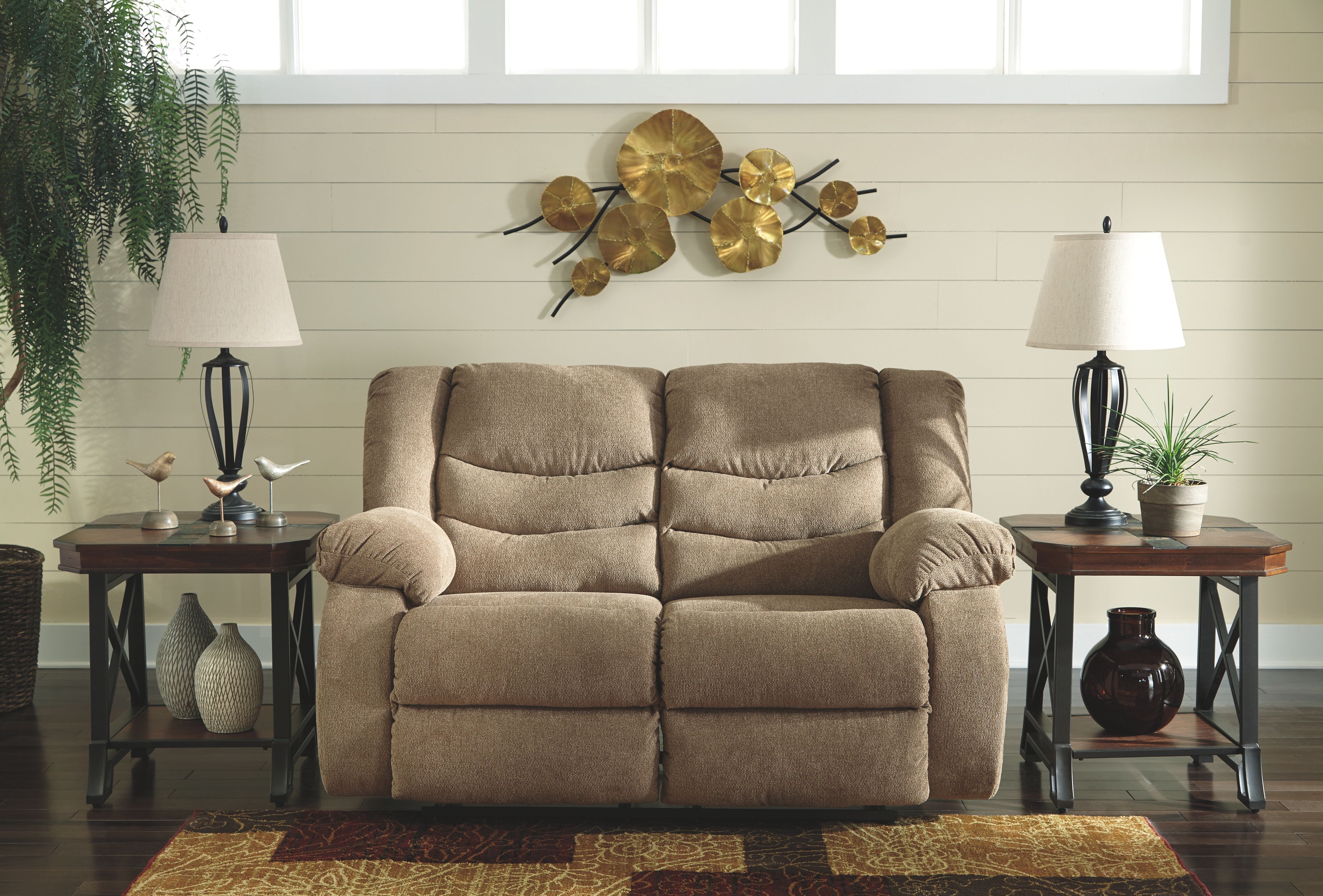 Signature Design by Ashley Living Room Tulen Reclining Loveseat 9860486 ...