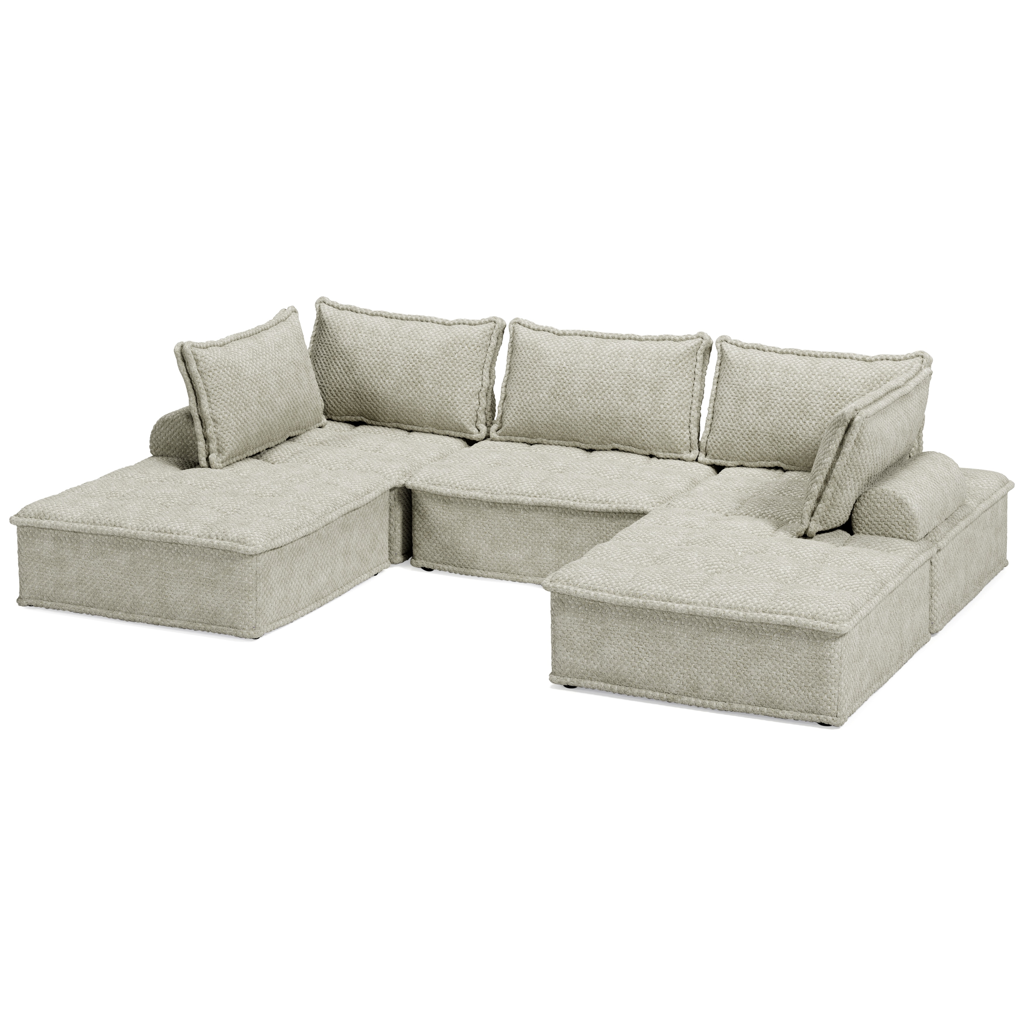 Signature Design by Ashley Living Room Bales 5-Piece Modular Seating ...