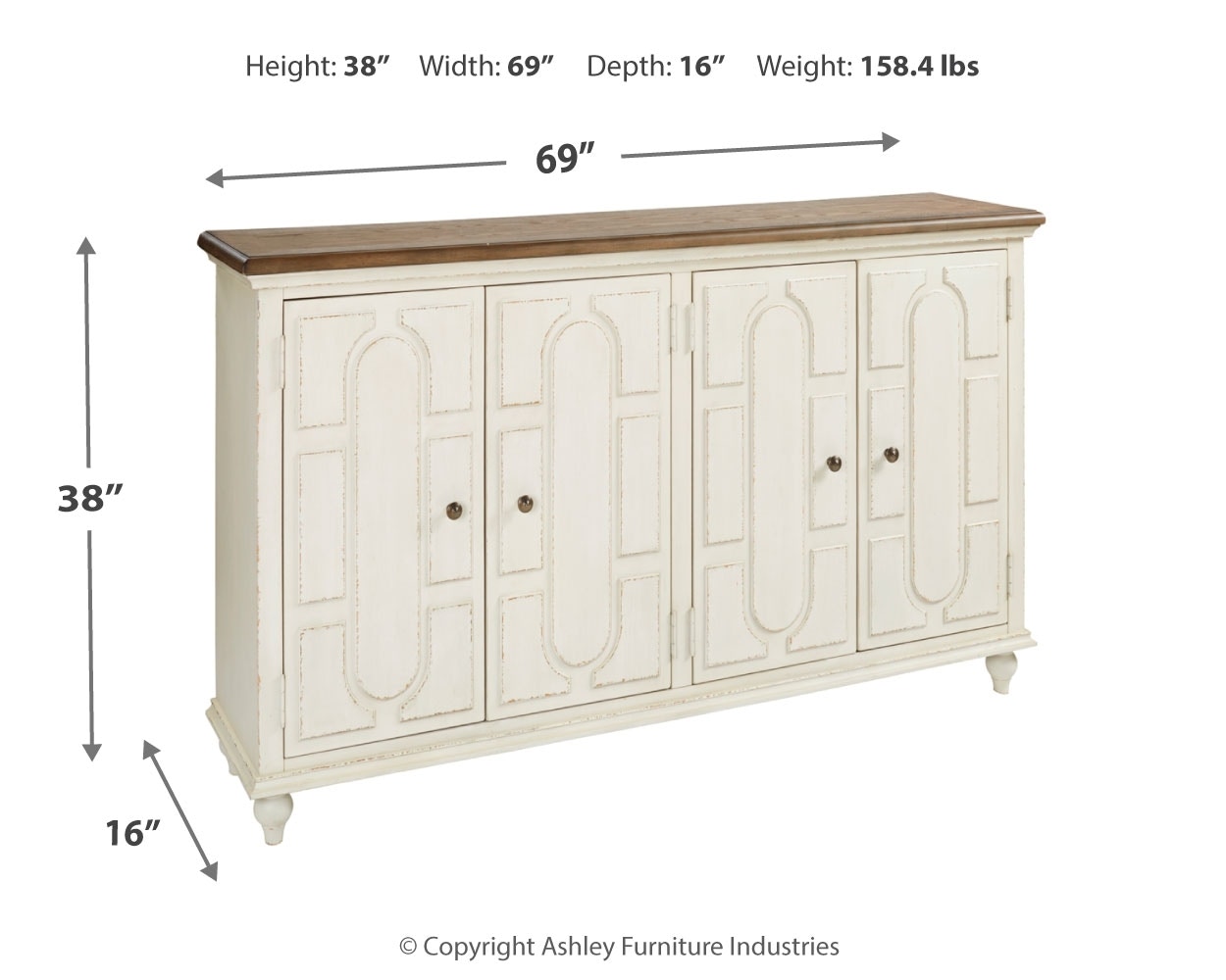Ashley Roranville Roranville Accent Cabinet A4000268 - Portland, OR ...