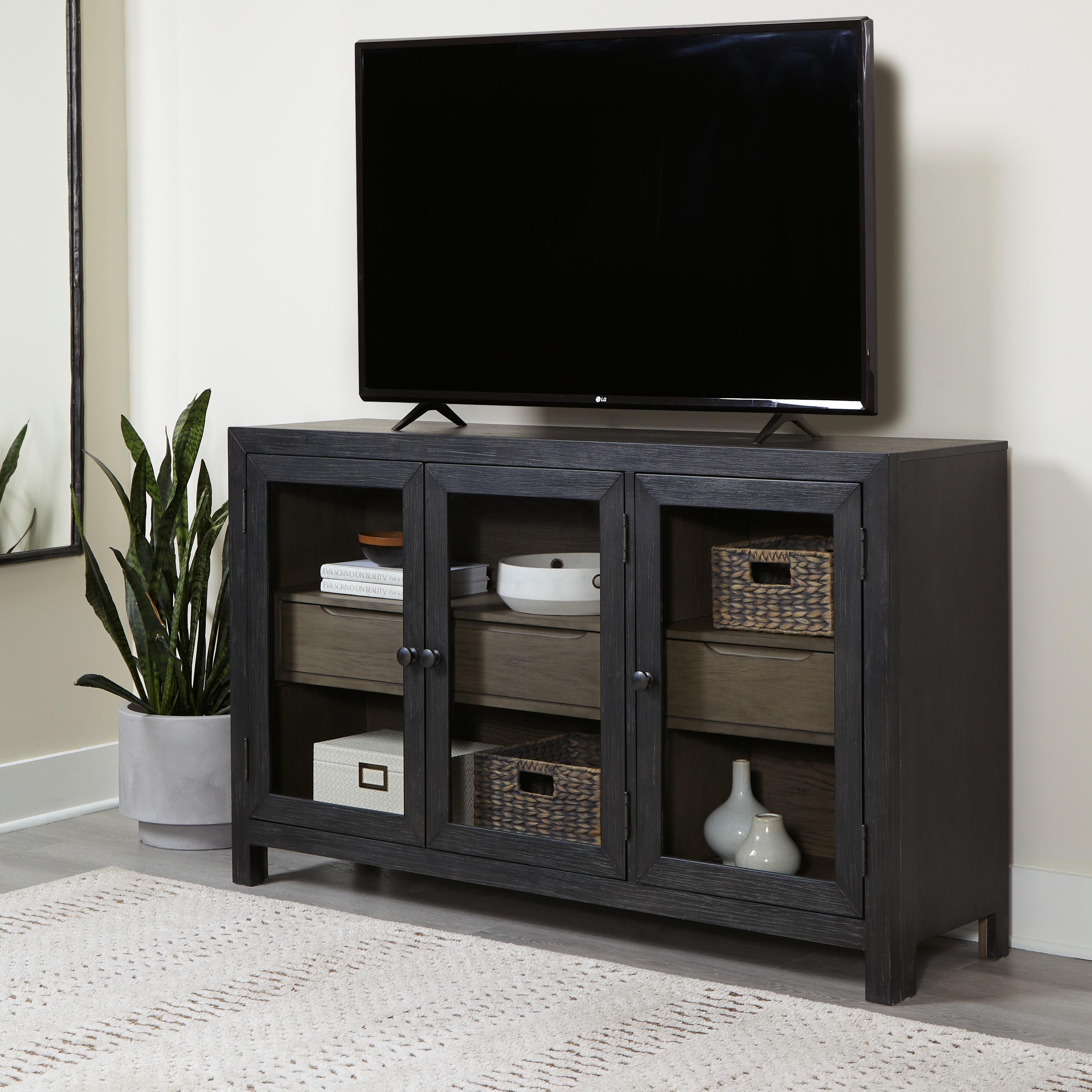 Signature Design by Ashley Living Room Lenston Accent Cabinet A4000508 ...
