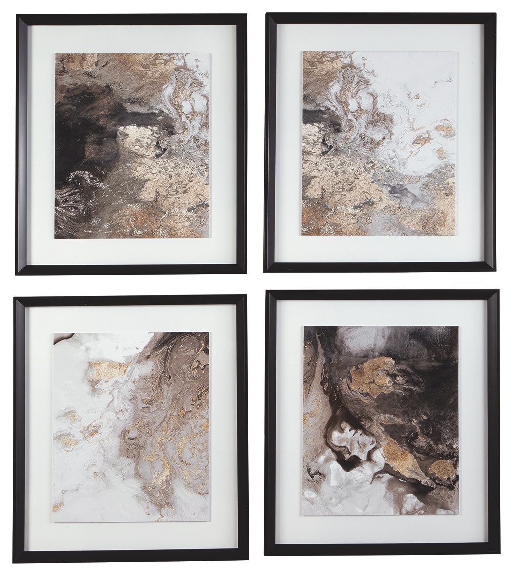Hallwood Wall Art (Set of 4) A8000306 by Signature Design by Ashley ...