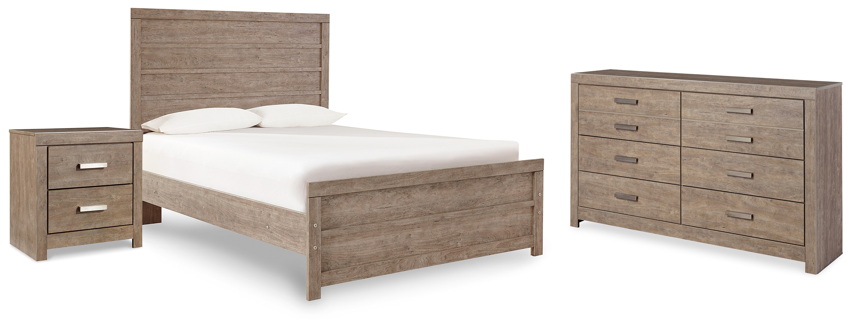 Ashley Culverbach Culverbach Full Panel Bed, Dresser and Nightstand ...