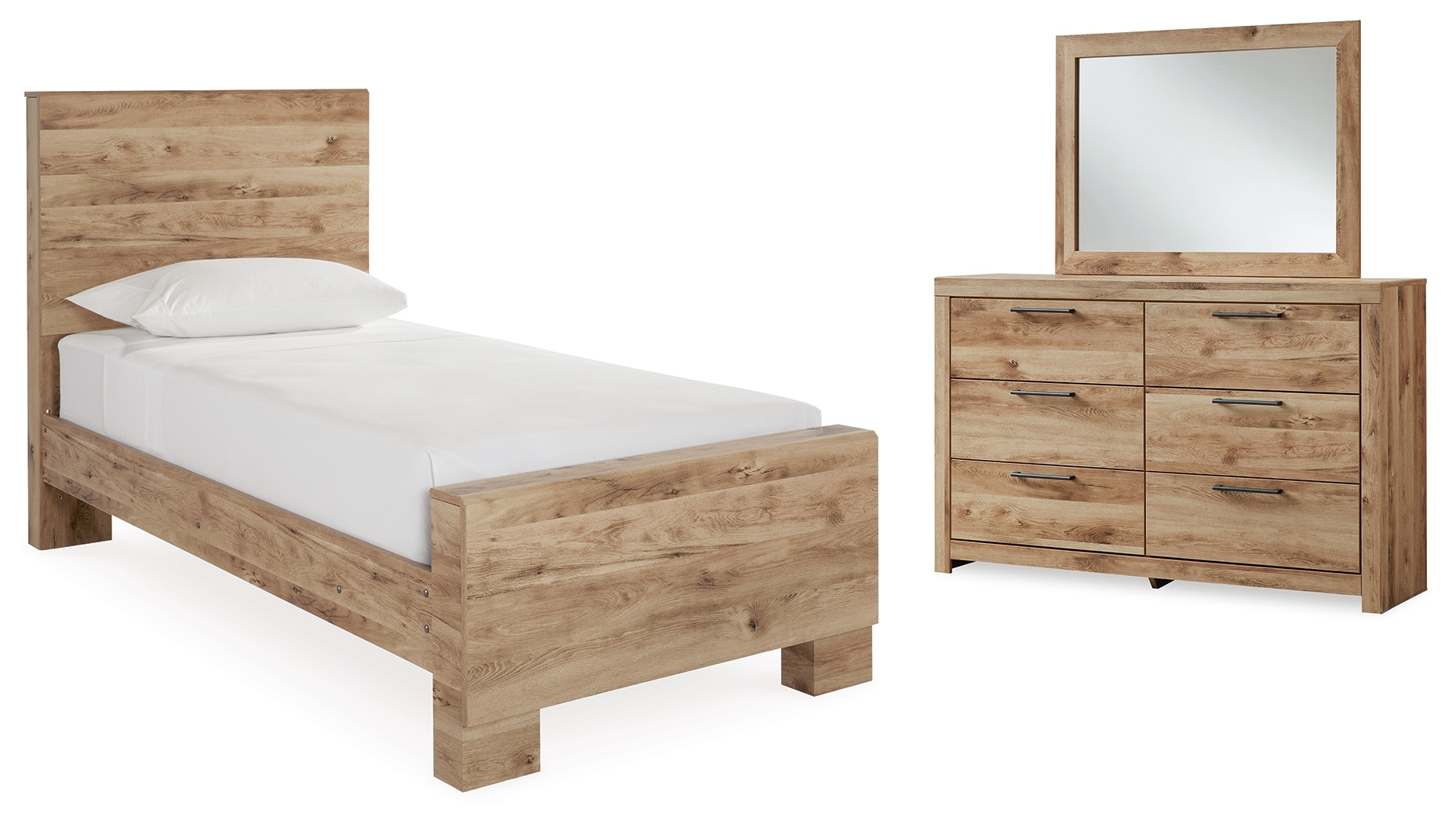 Signature Design by Ashley Bedroom Hyanna Twin Panel Bed, Dresser and ...