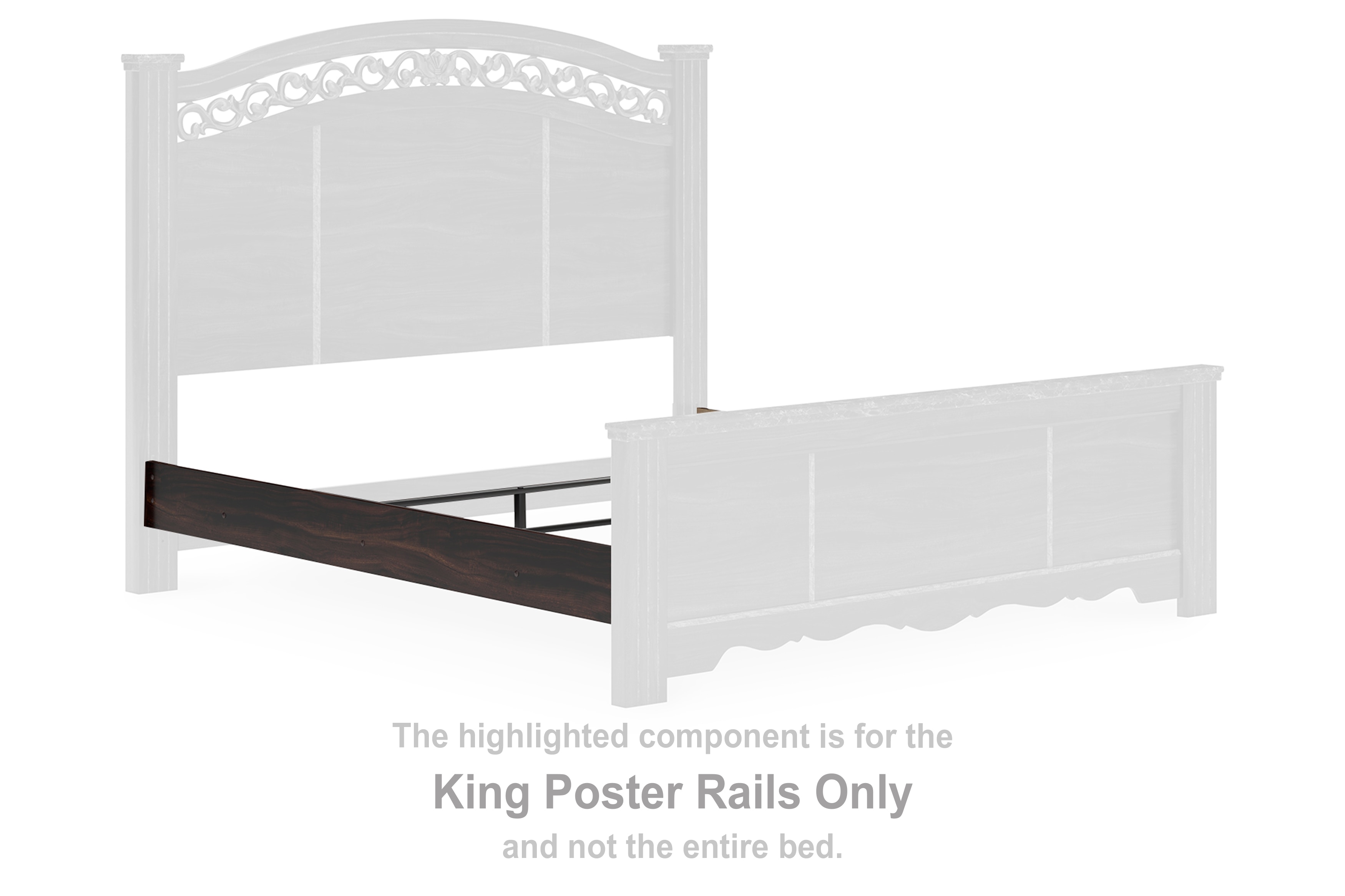 Ashley Glosmount Glosmount King Poster Rails B1055-97 - Portland, OR ...