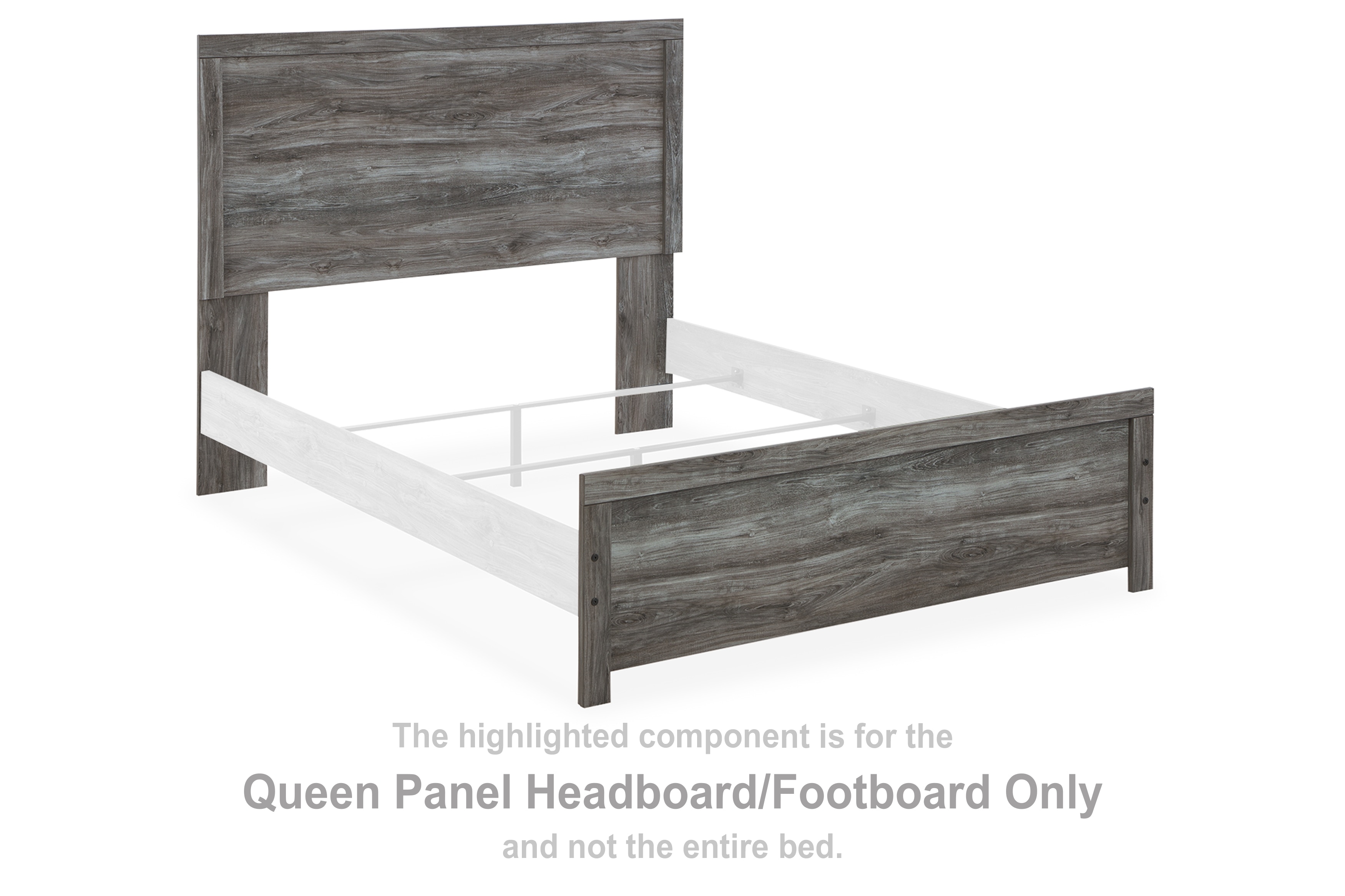 Ashley Bronyan Bronyan Queen Panel Headboard/Footboard B1290-71 ...