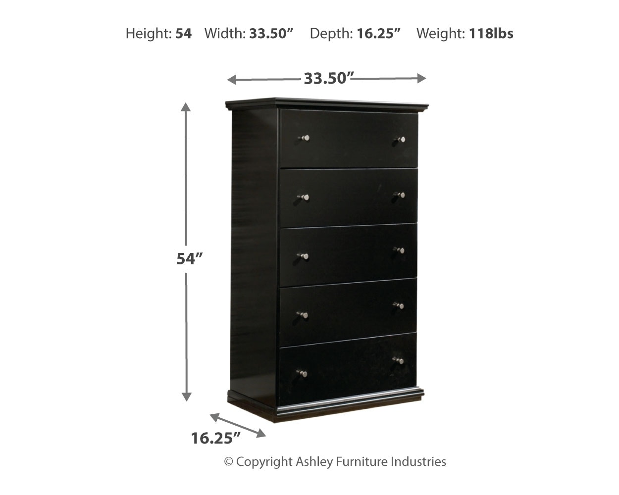 Signature Design by Ashley Bedroom Maribel Chest of Drawers B138-46 ...