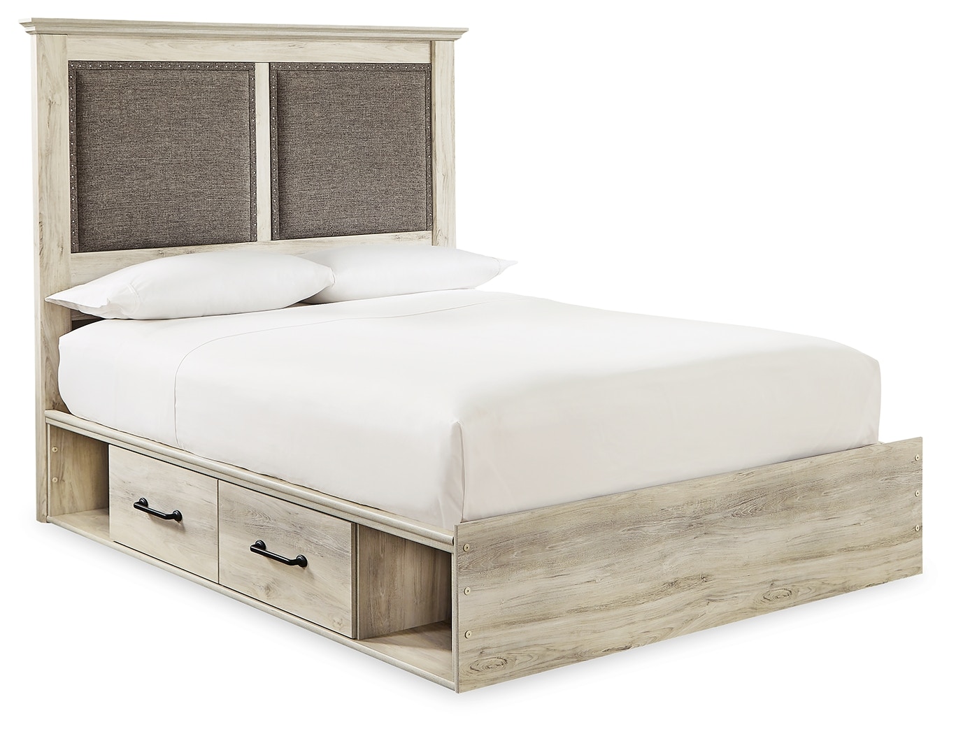 Signature Design by Ashley Bedroom Cambeck Queen Upholstered Panel ...