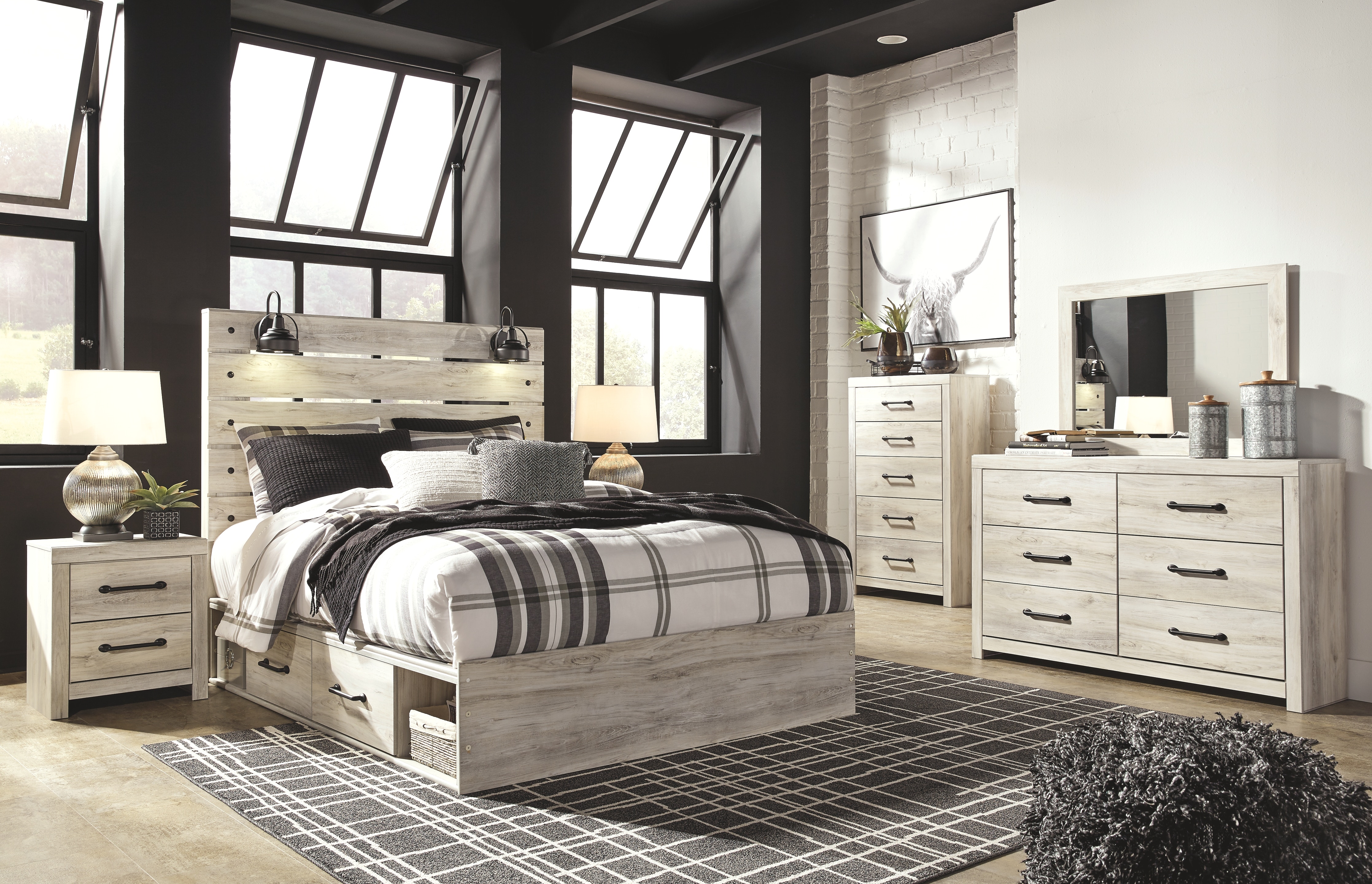 Cambeck queen panel headboard store