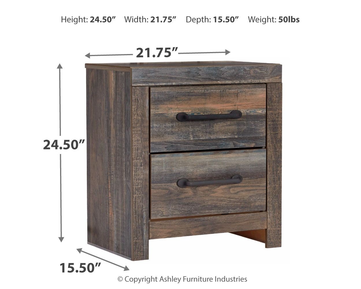 Ashley Drystan Drystan Nightstand B211-92 - Portland, OR | Key Home Furnishings