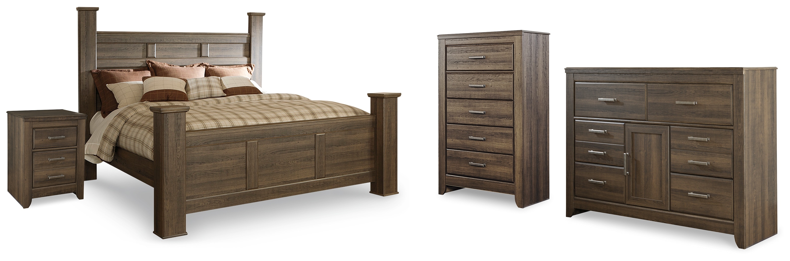 Juararo king poster bed with storage store