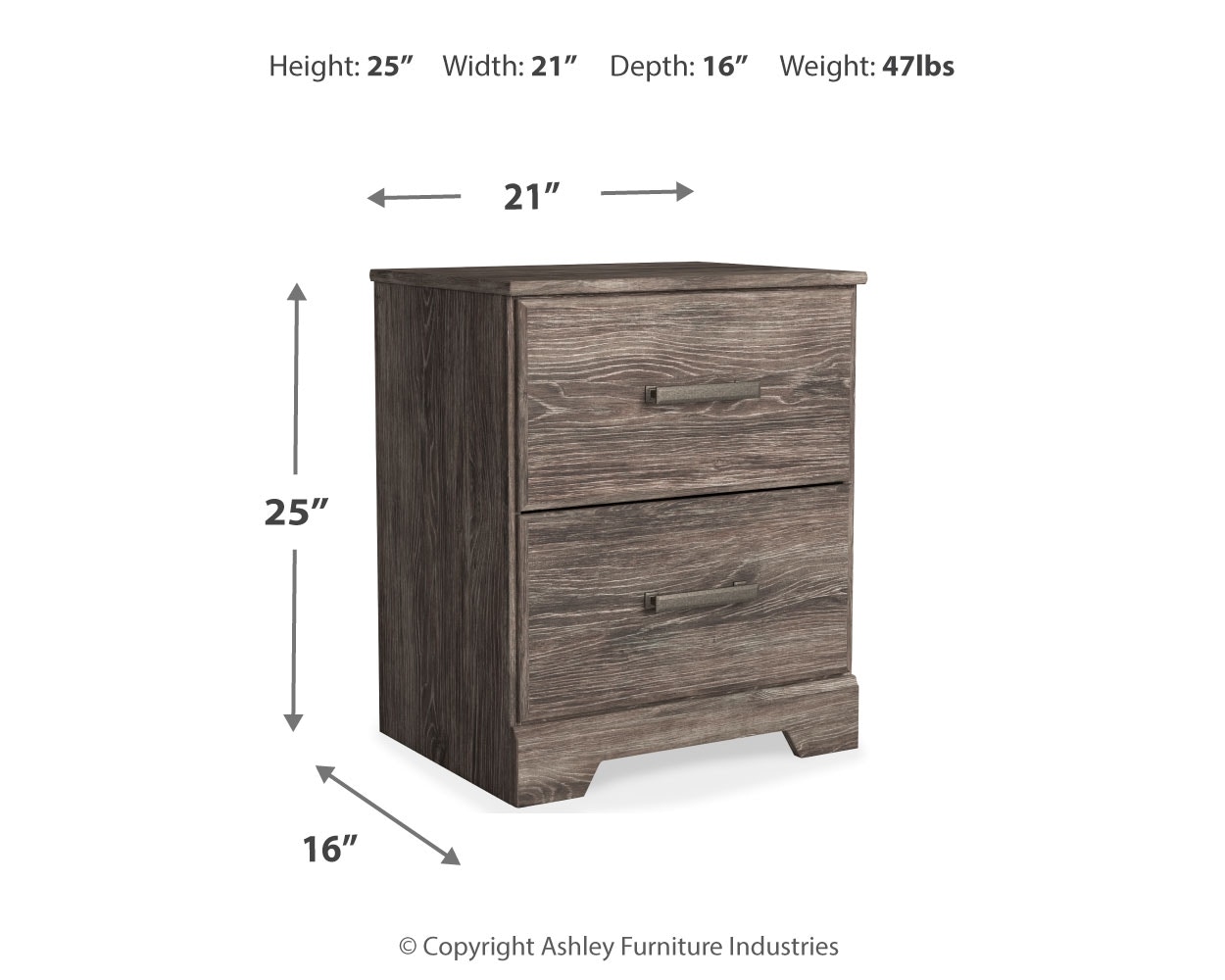 Signature Design by Ashley Bedroom Ralinksi Nightstand B2587 Signature Design by Ashley Bedroom Ralinksi Nightstand B2587