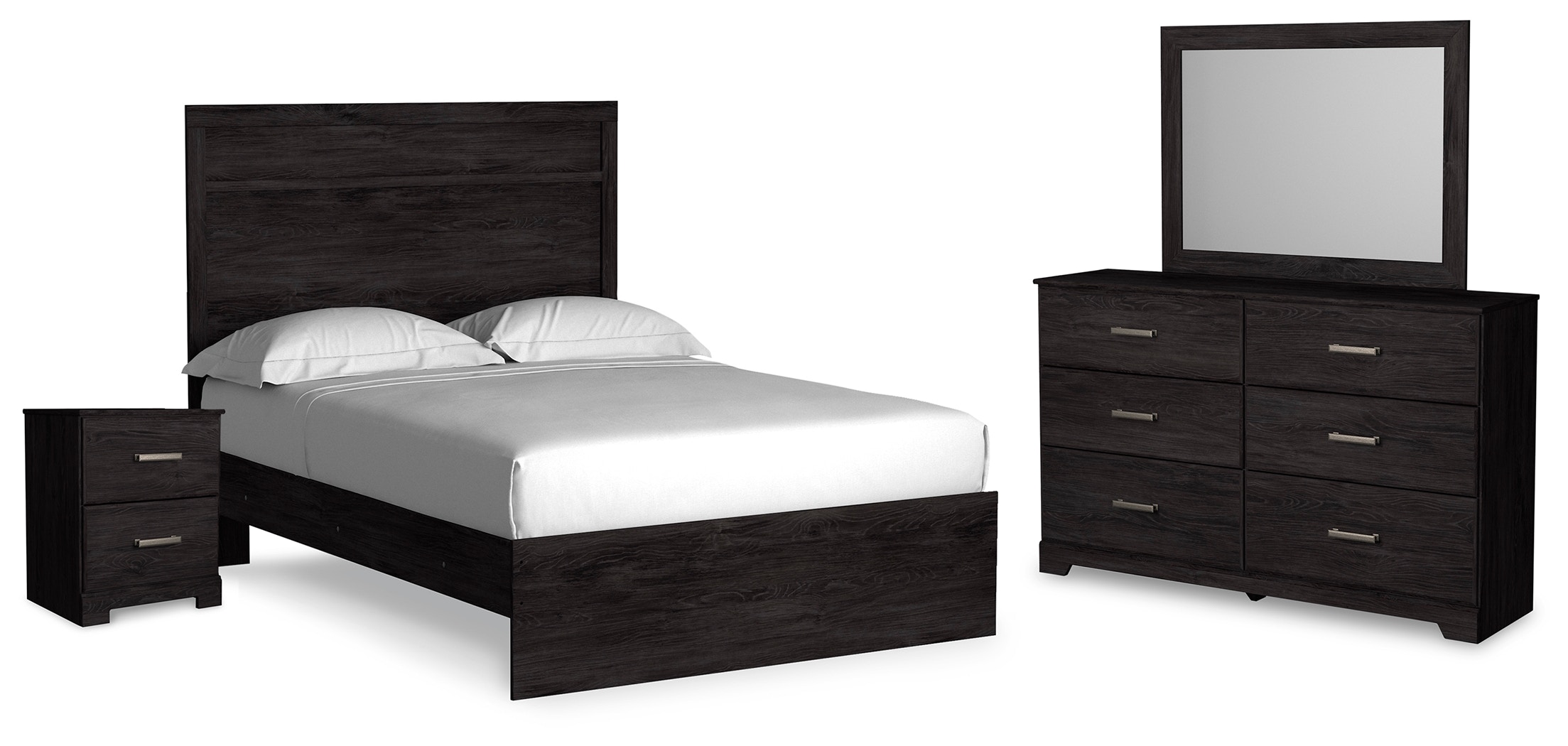 Ashley Belachime 4 Piece Queen Panel Bedroom Set B2589-31-36-71-96 ...