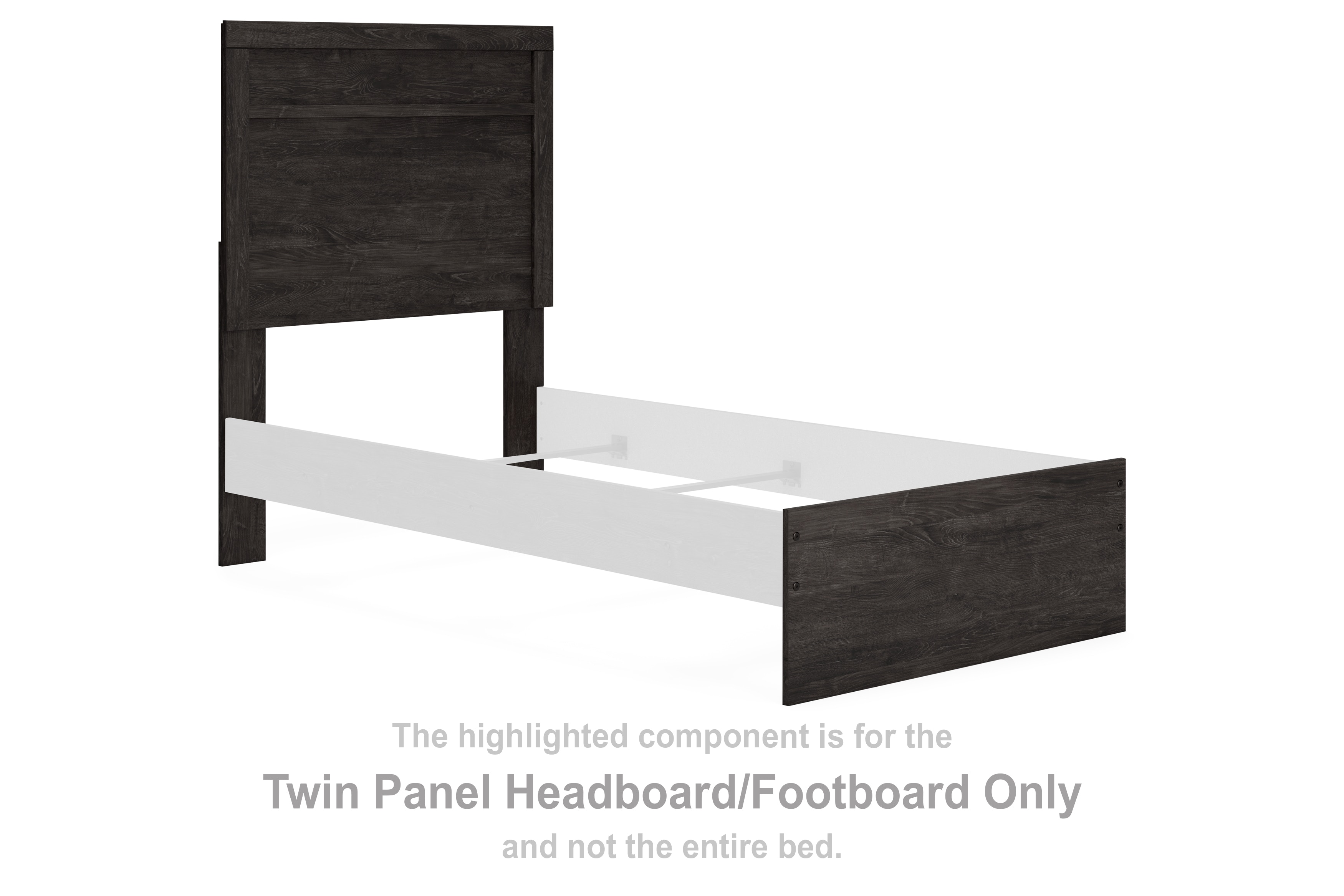 Ashley Belachime Belachime Twin Panel Headboard/Footboard B2589-53 ...