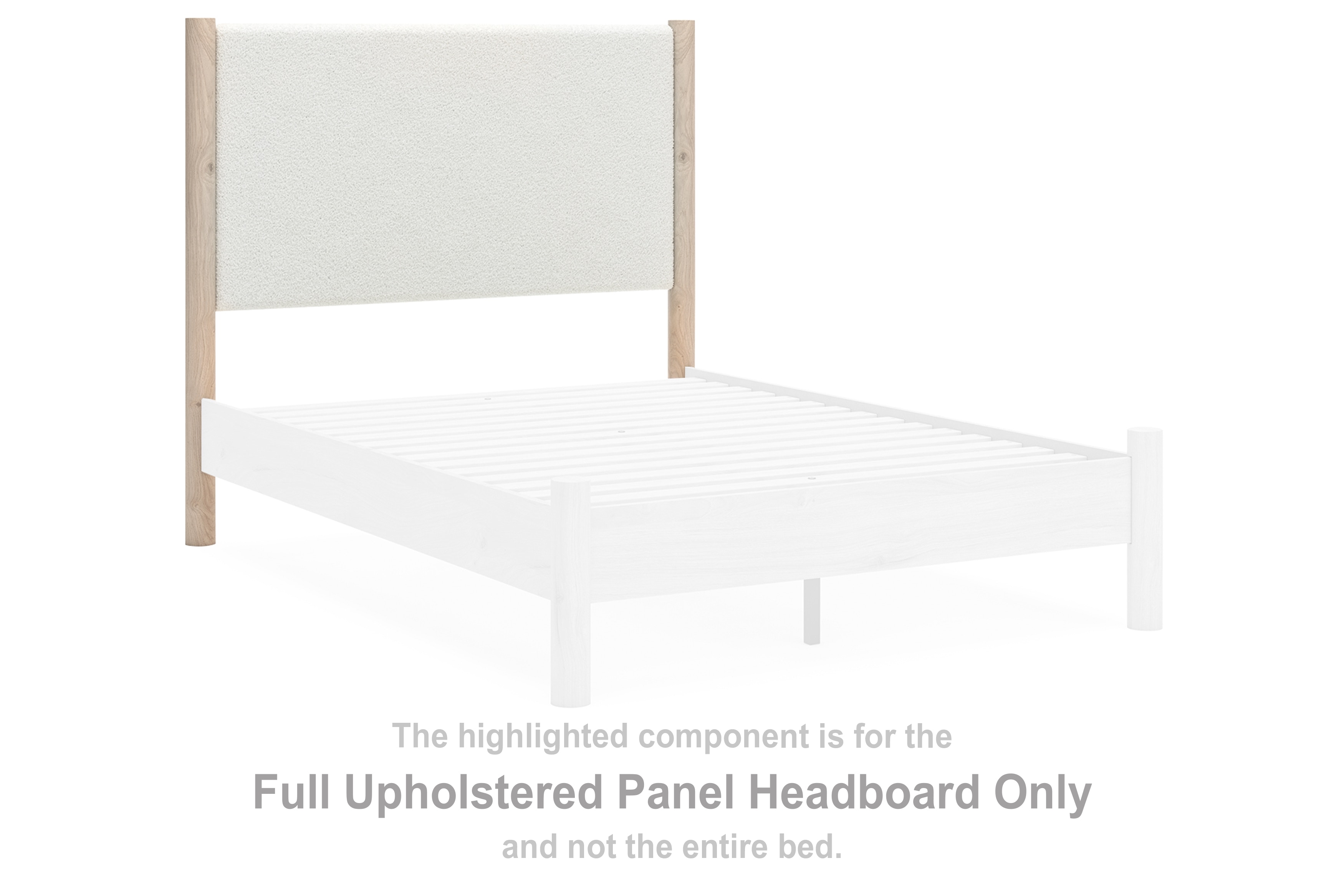 Ashley Cadmori Cadmori Full Upholstered Panel Headboard B2615-87 ...