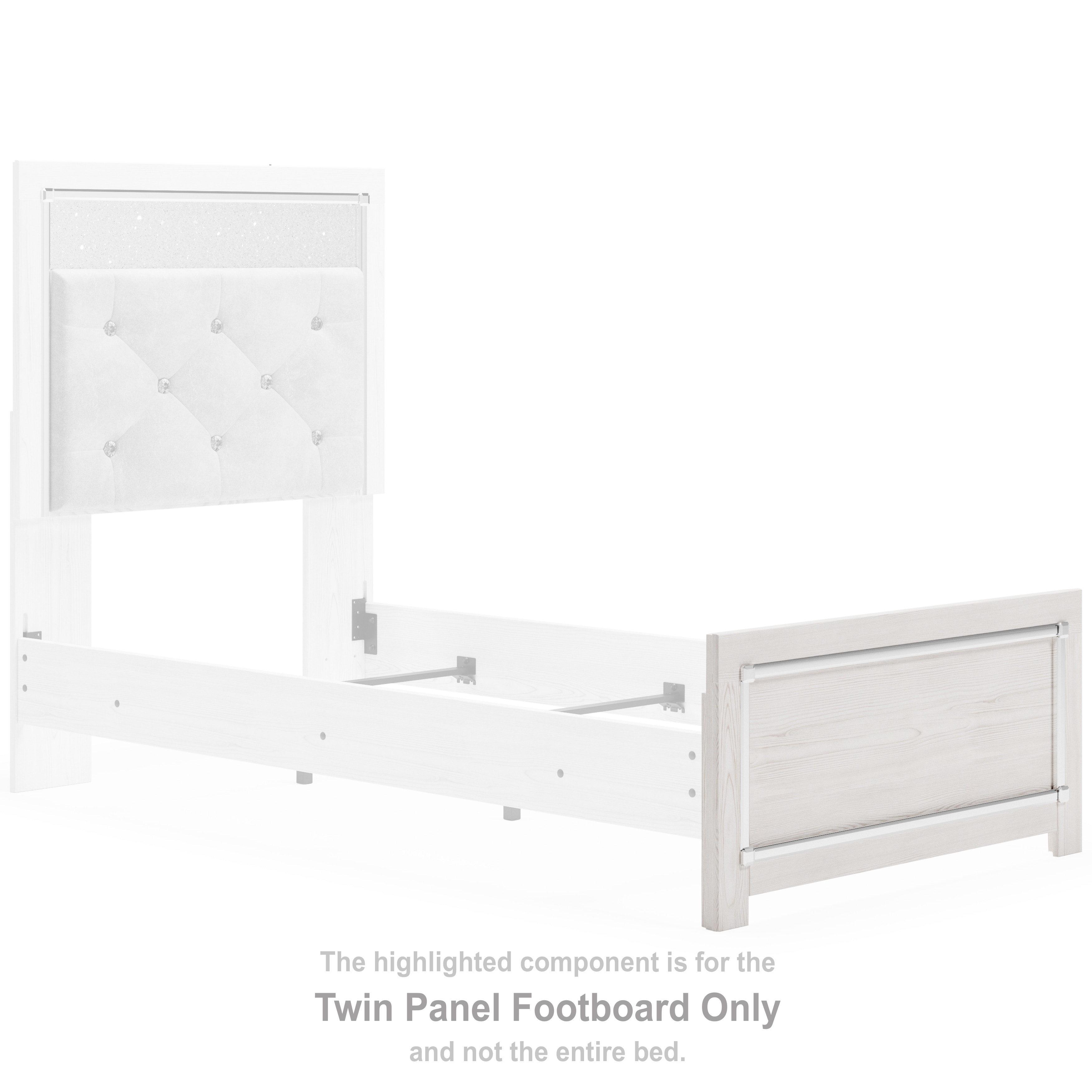 Signature Design by Ashley Bedroom Altyra Twin Panel Footboard B2640-52 ...