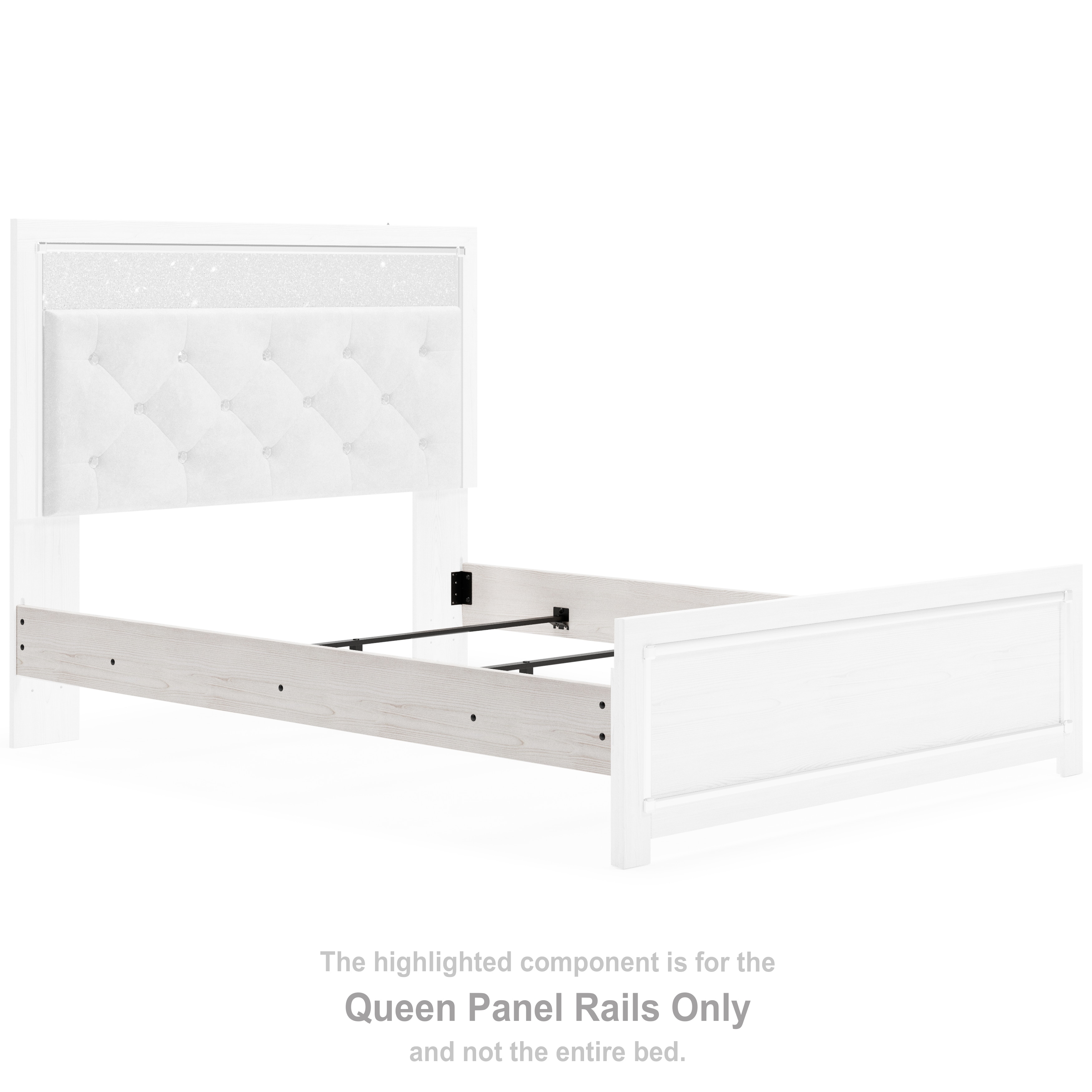 Signature Design by Ashley Bedroom Altyra Queen Panel Rails B2640-96 ...