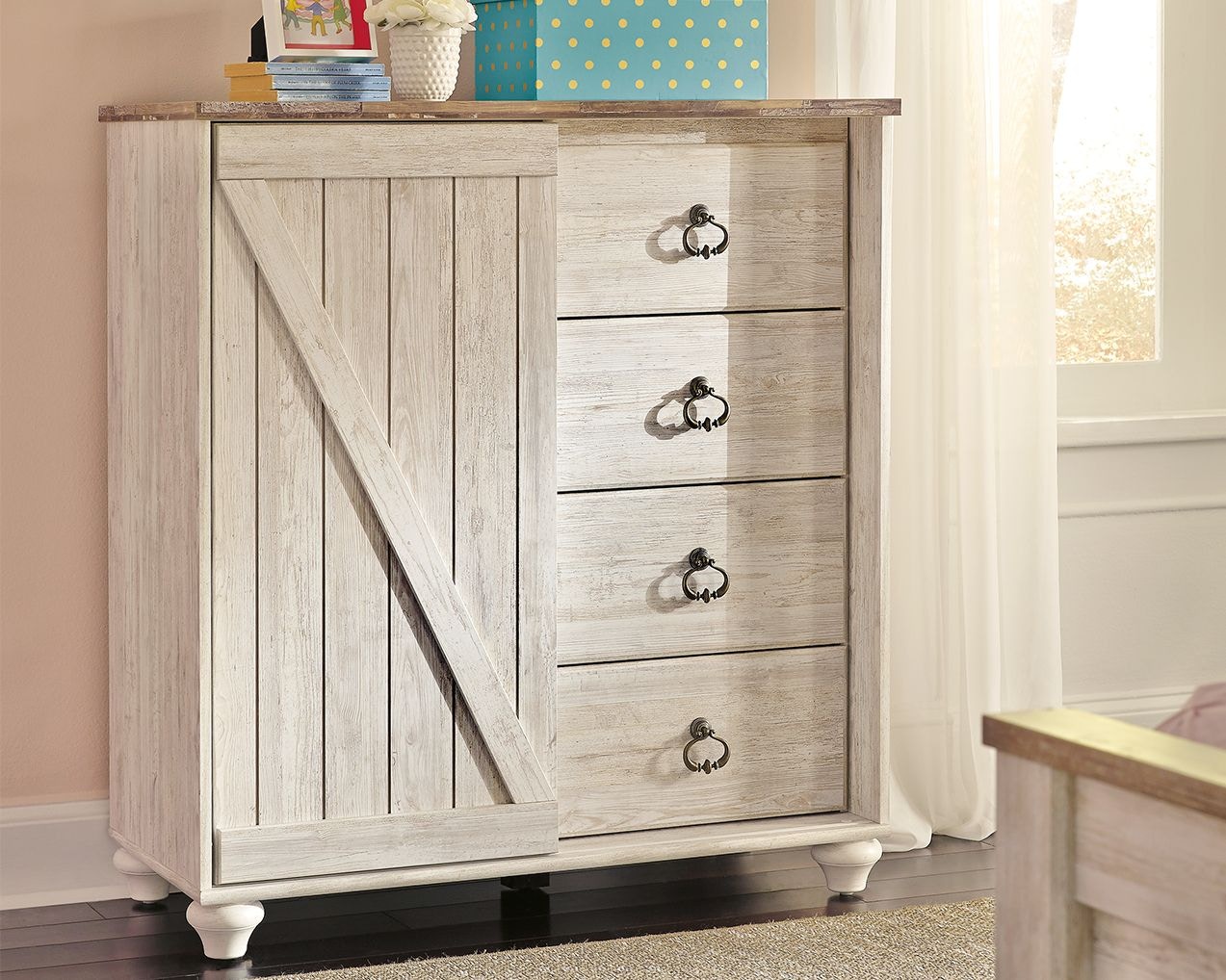 Signature Design by Ashley Bedroom Willowton Dressing Chest B267-48 ...