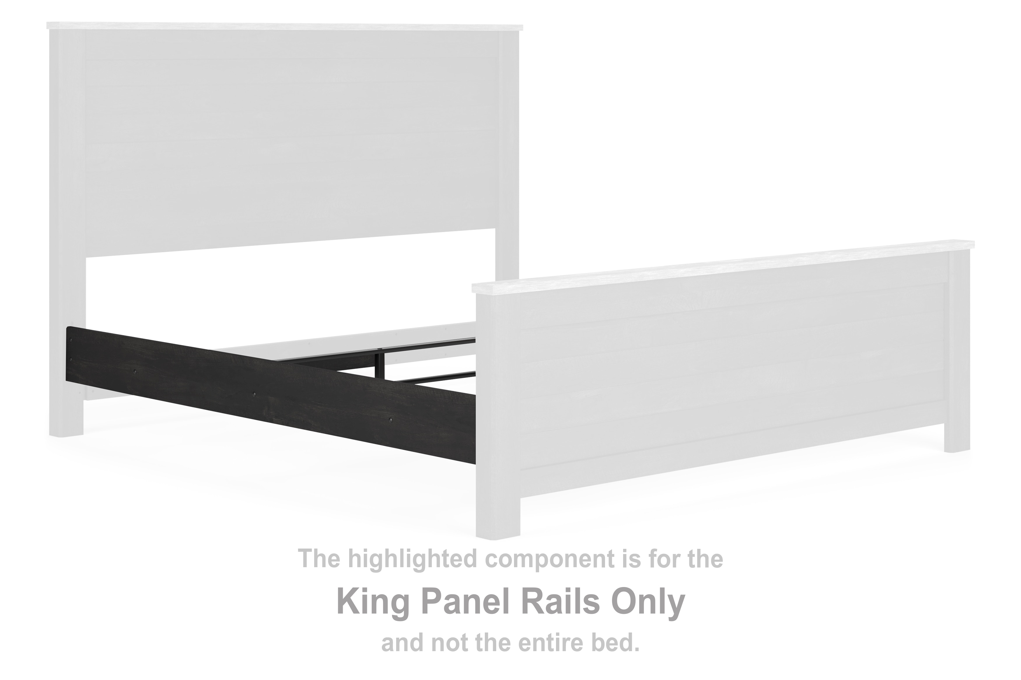 Signature Design by Ashley Bedroom Nanforth King Panel Rails B3670-99 | Hickory Furniture Mart