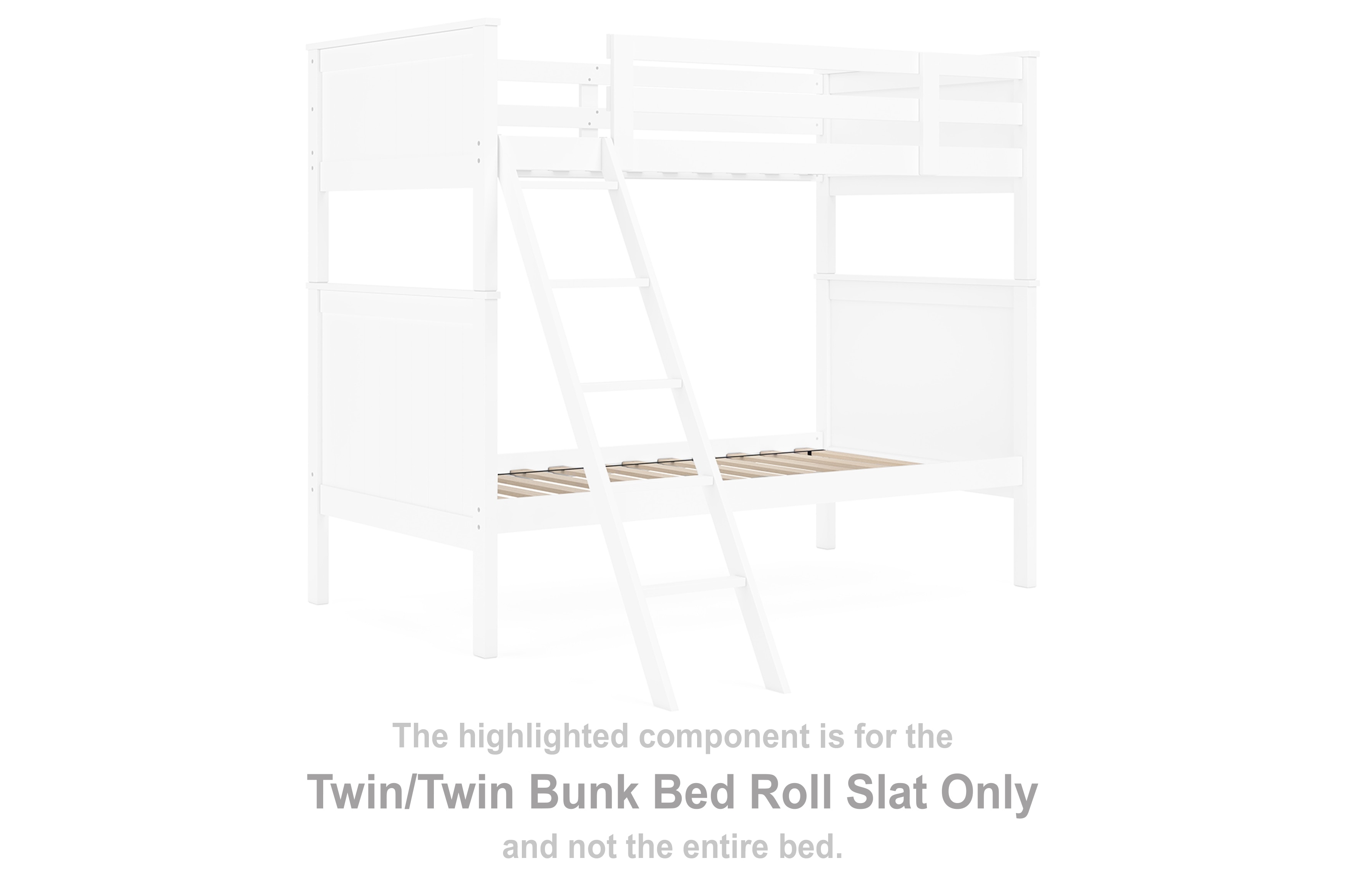 Ashley Nextonfort Nextonfort Twin/Twin Bunk Bed Roll Slat B396-259S ...
