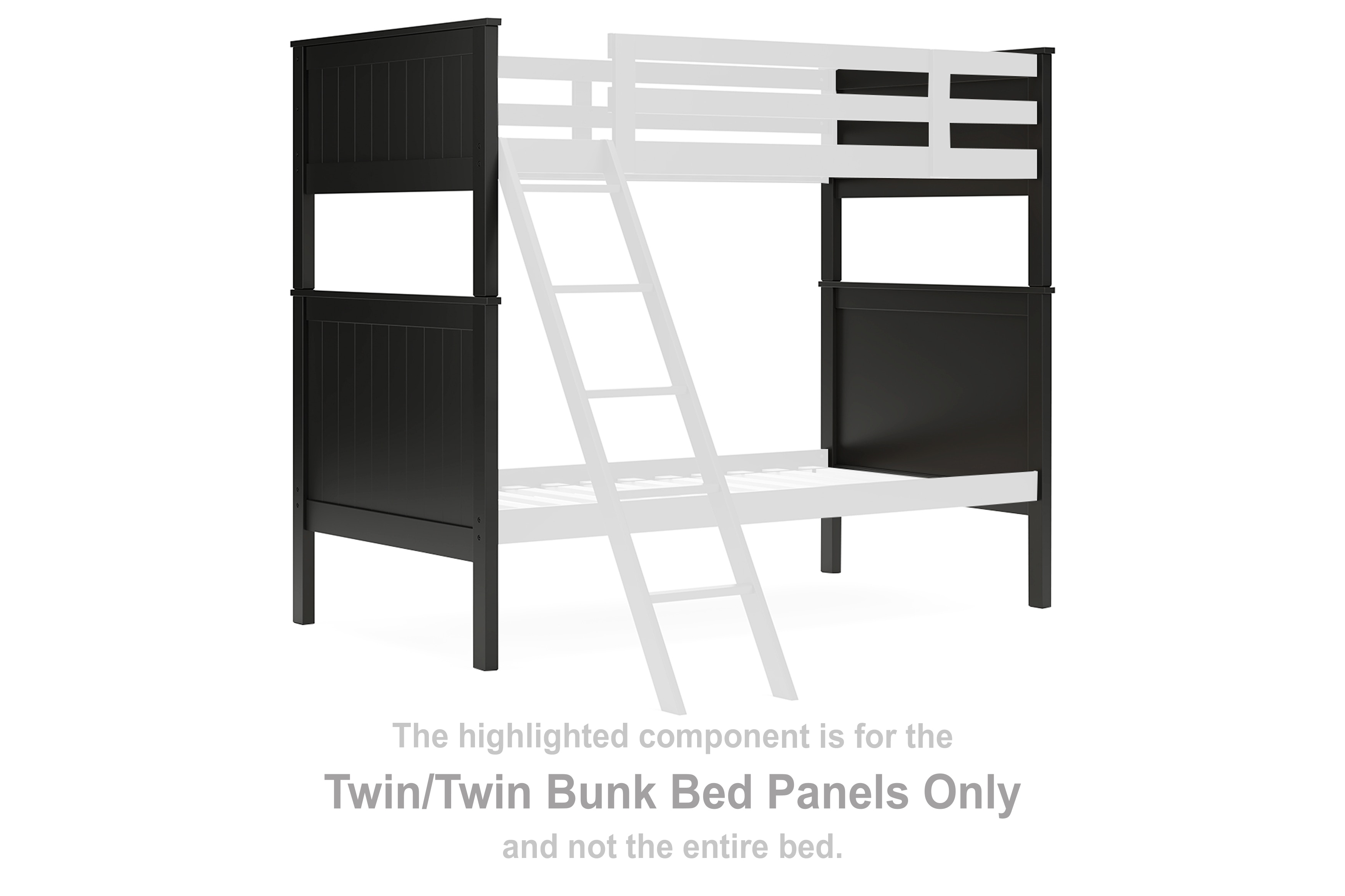Ashley Nextonfort Nextonfort Twin/Twin Bunk Bed Panels B396-359P ...