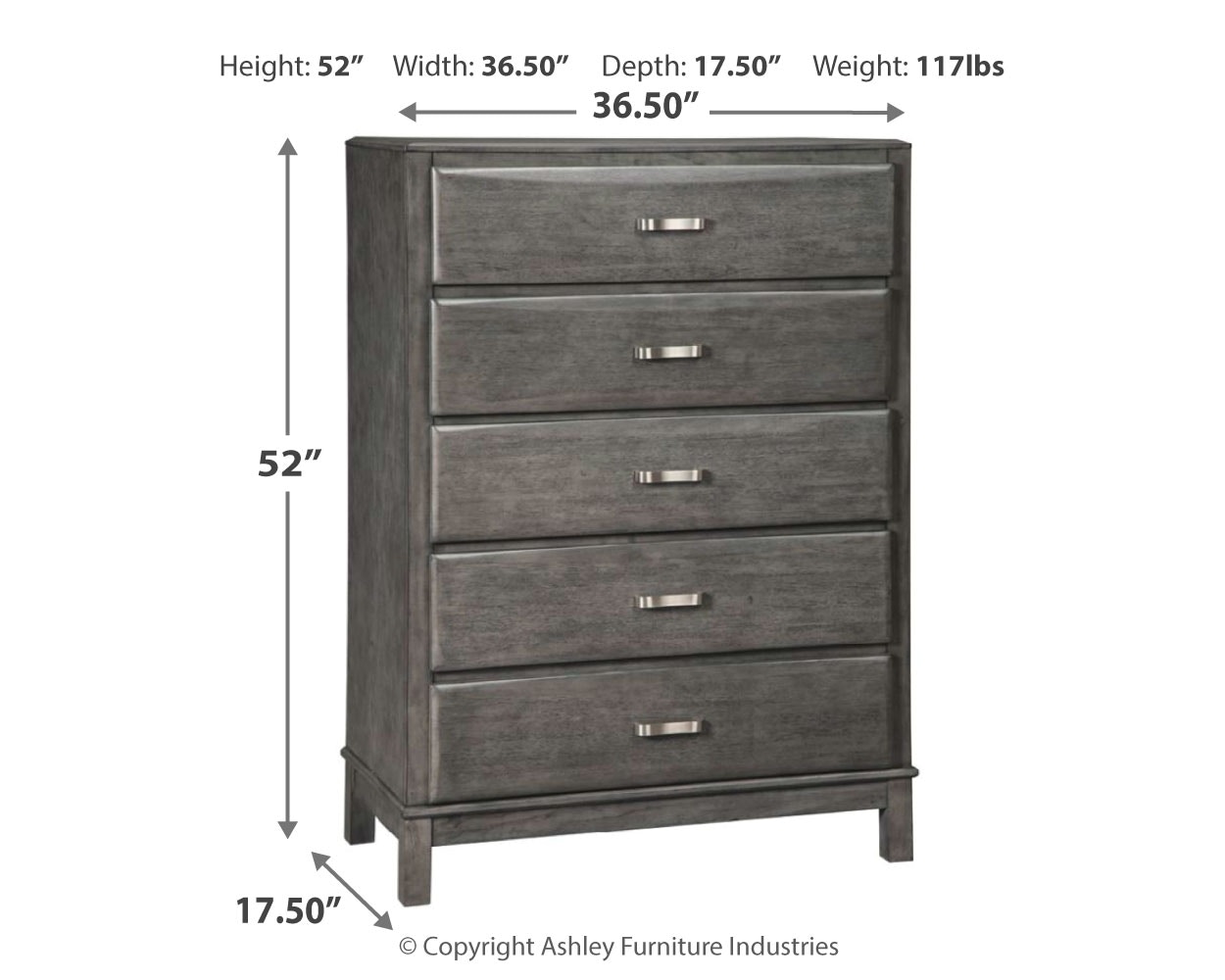 Ashley Caitbrook Caitbrook Queen Storage Bed and Chest B476B19 ...
