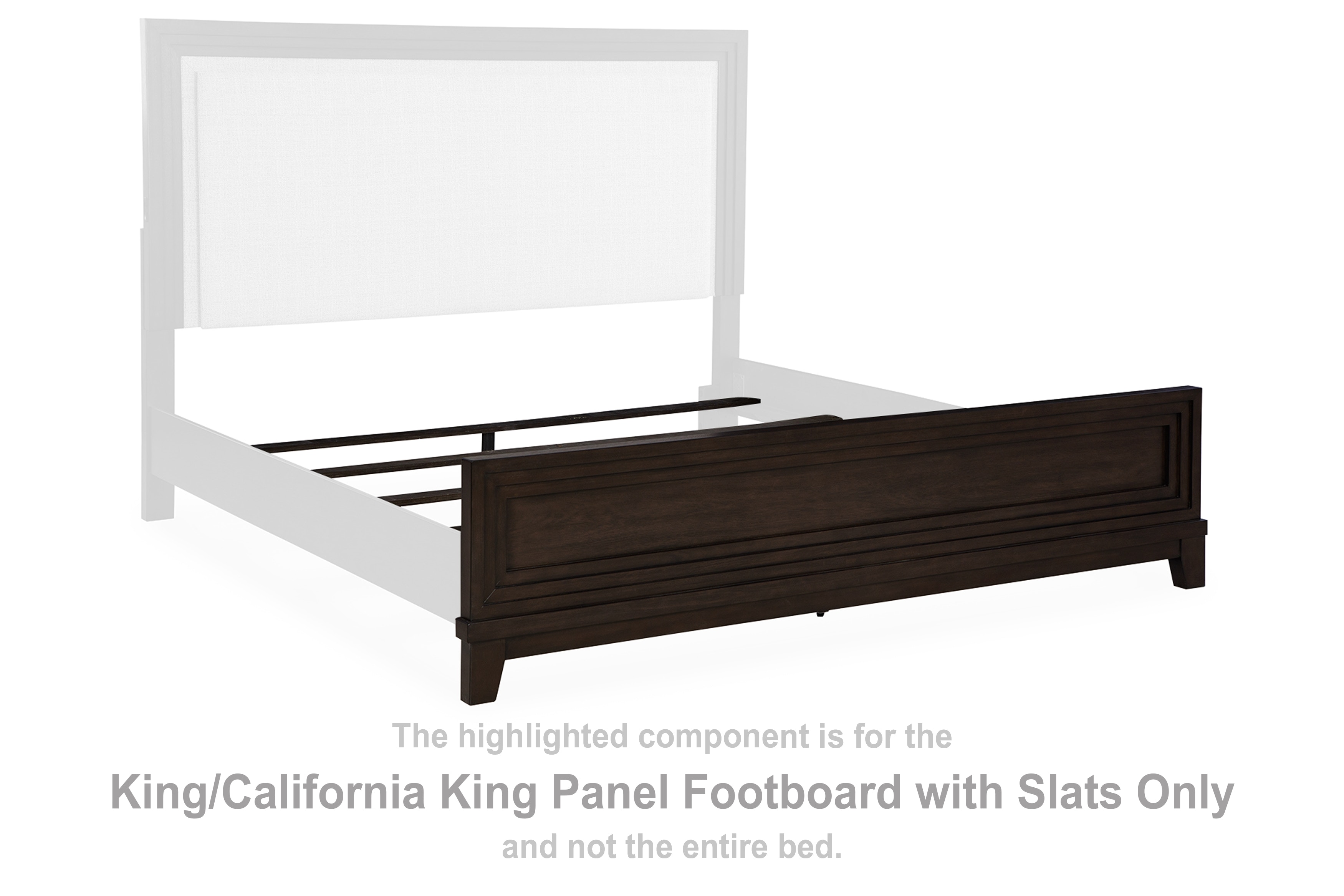 Ashley Neymorton Neymorton King/California King Panel Footboard with ...