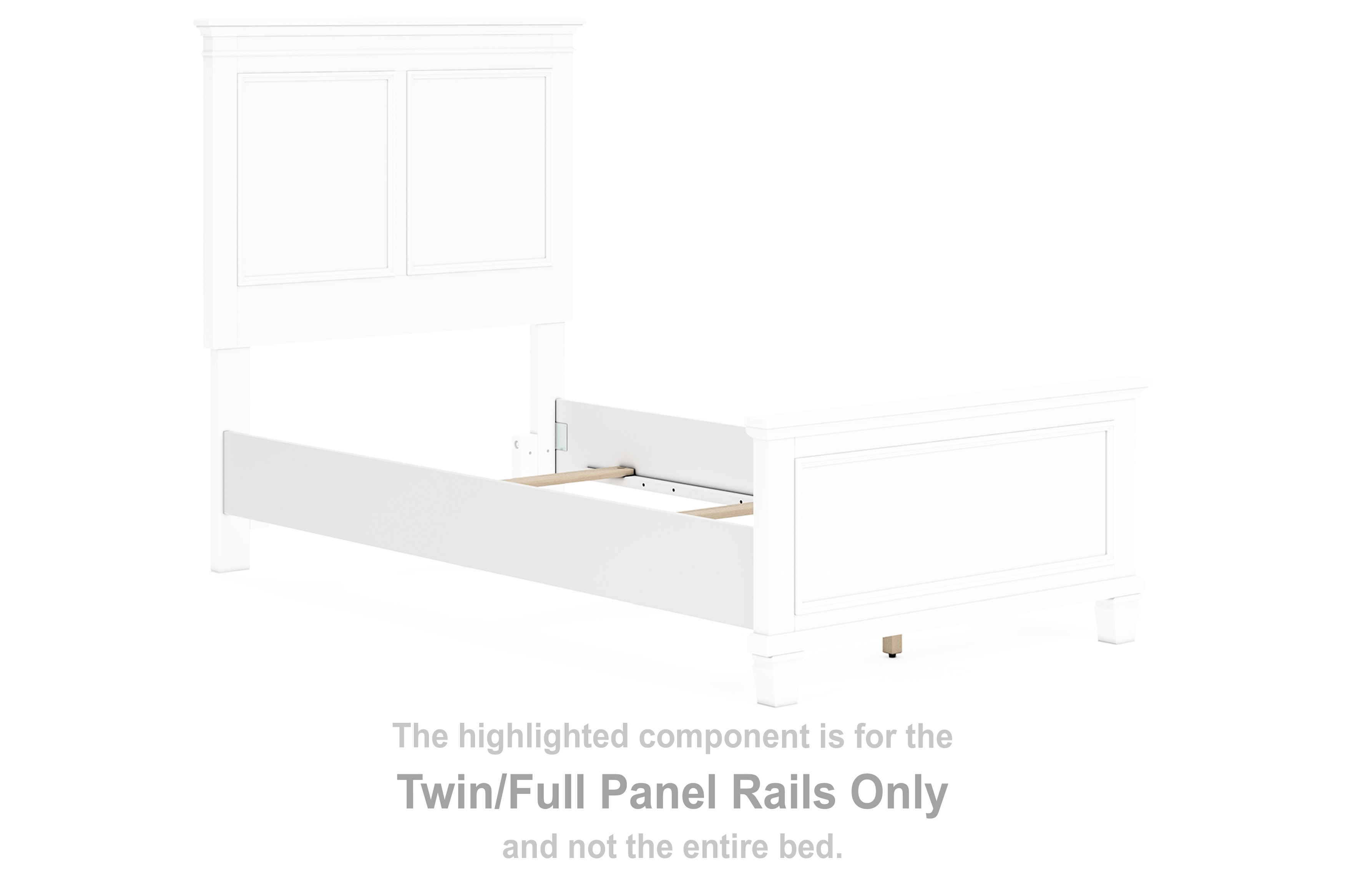 Ashley Fortman Fortman Twin/Full Panel Rails B680-86 - Portland, OR ...