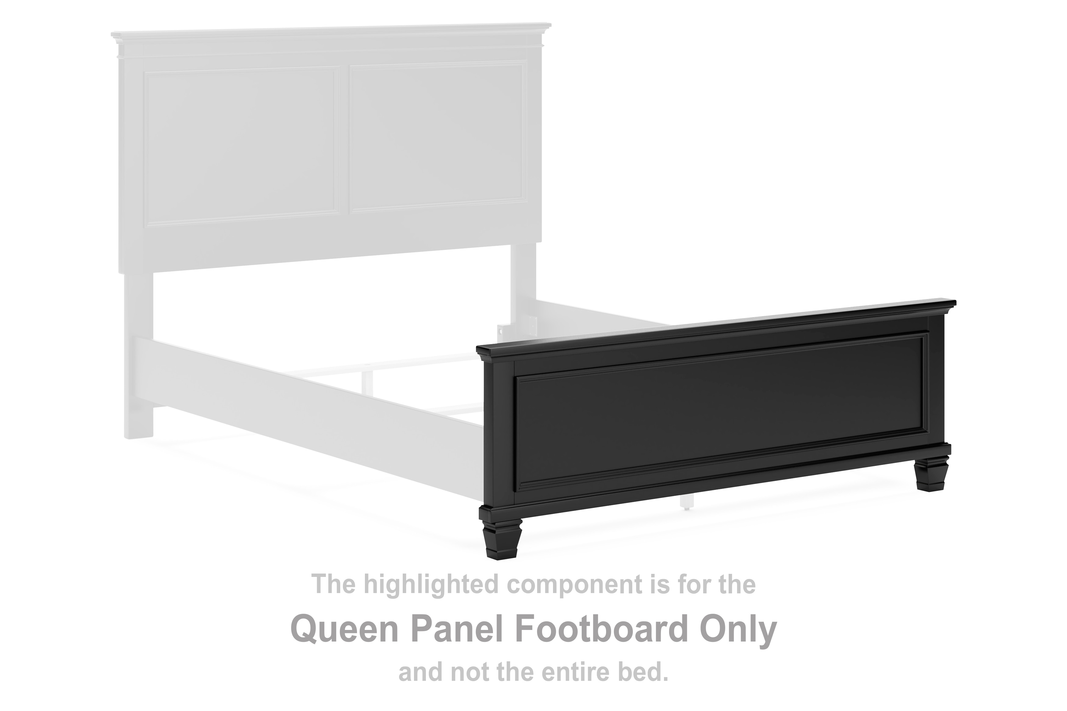 Ashley Lanolee Lanolee Queen Panel Footboard B687-54 - Portland, OR | Key Home Furnishings