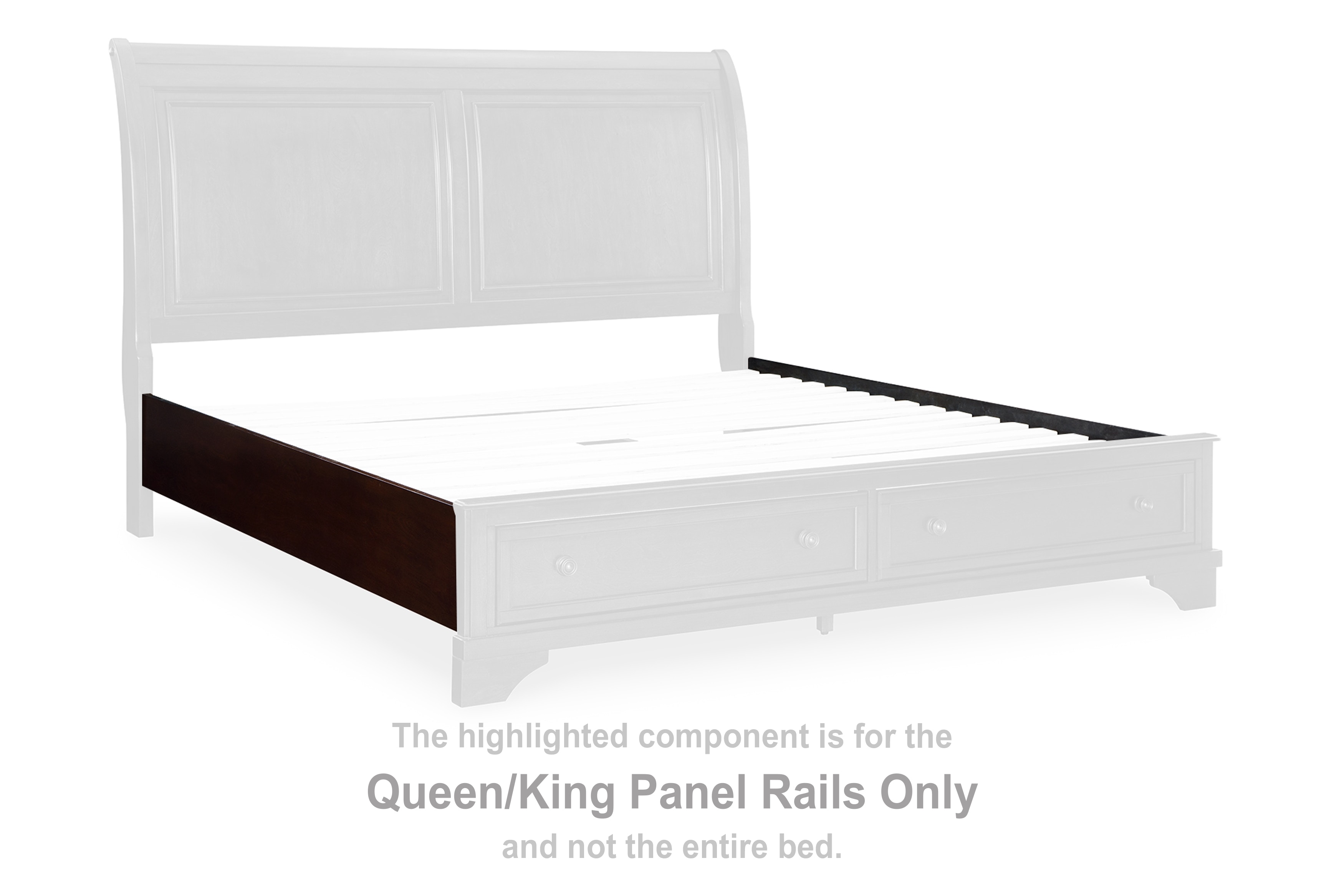 Ashley Trellington Trellington Queen/King Panel Rails B716-197 ...