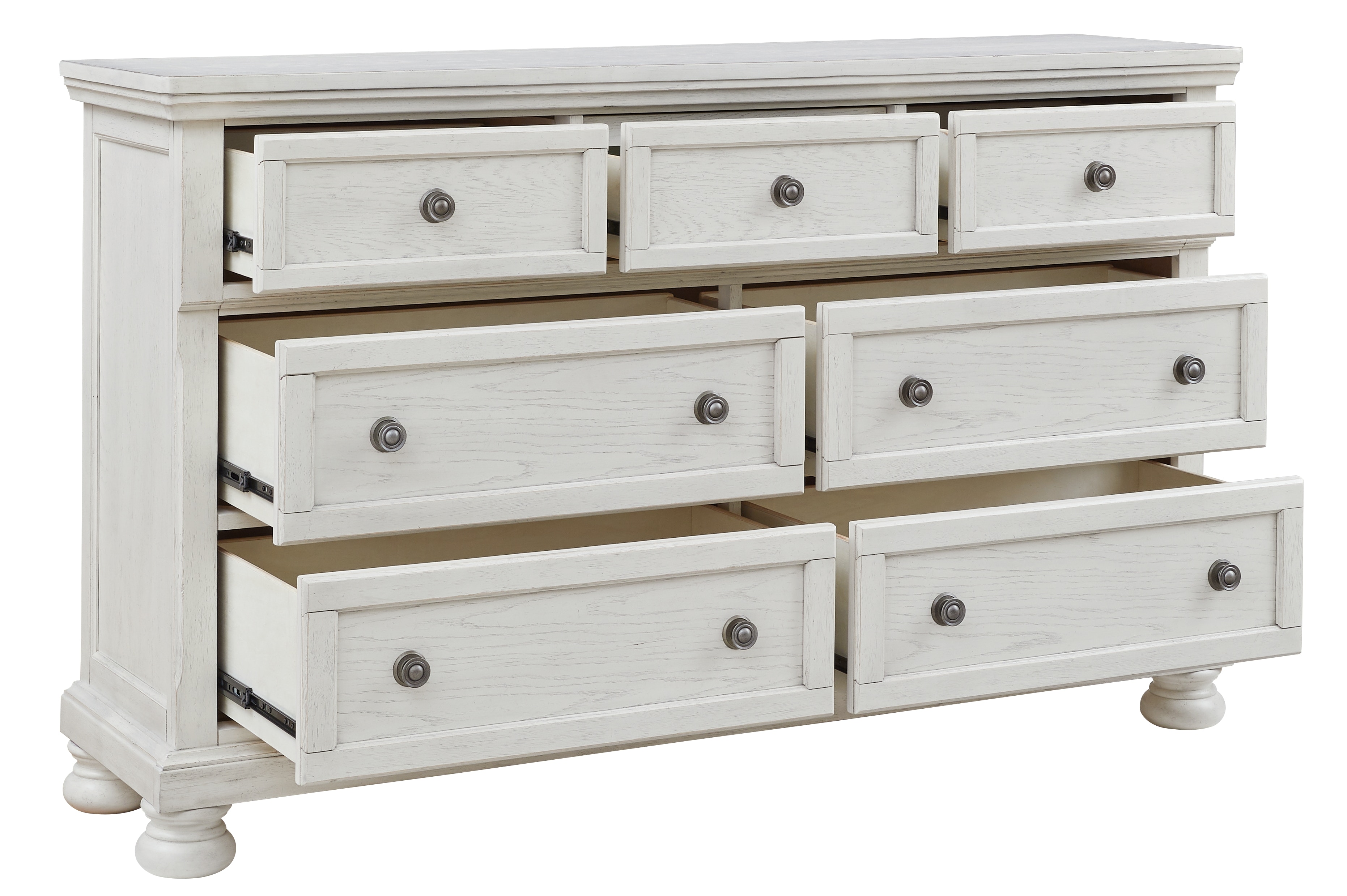 Signature Design by Ashley Bedroom Robbinsdale Dresser B742-31 - Weiss ...