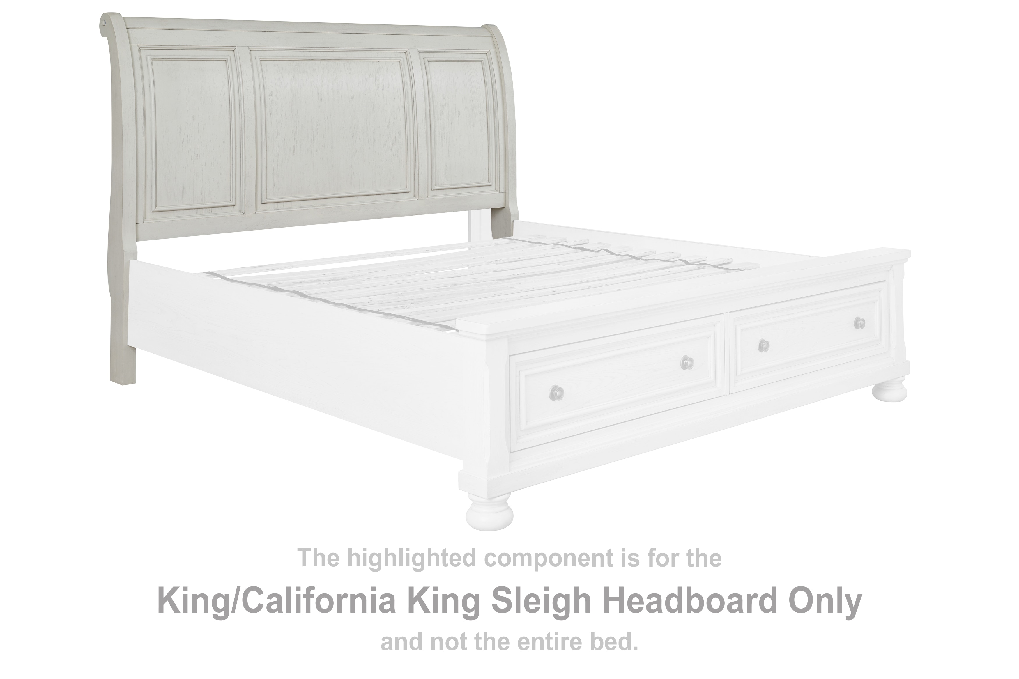 Signature Design by Ashley Bedroom Robbinsdale King Sleigh Bed with ...
