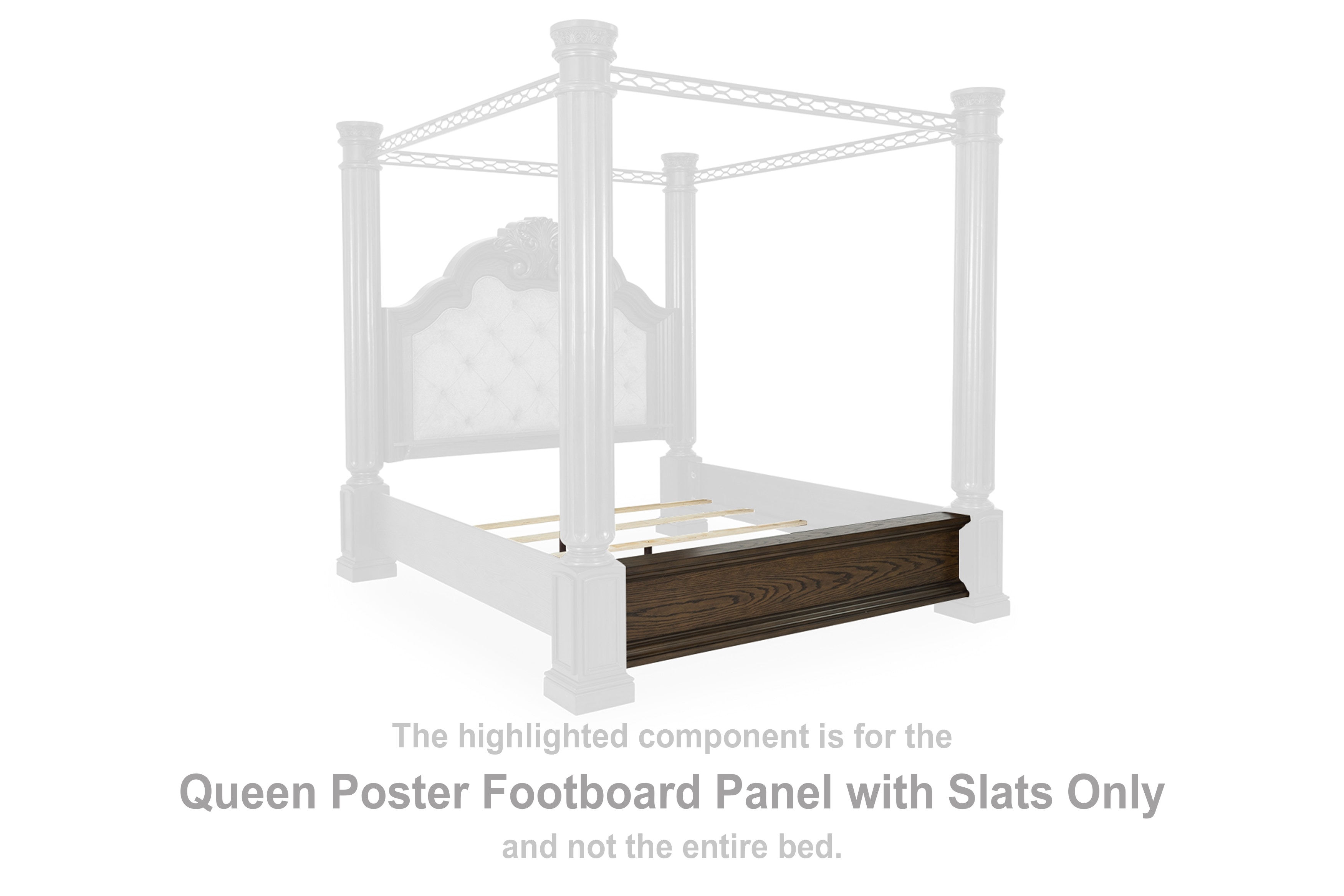 Signature Design by Ashley Bedroom Maylee Queen Poster Footboard Panel ...