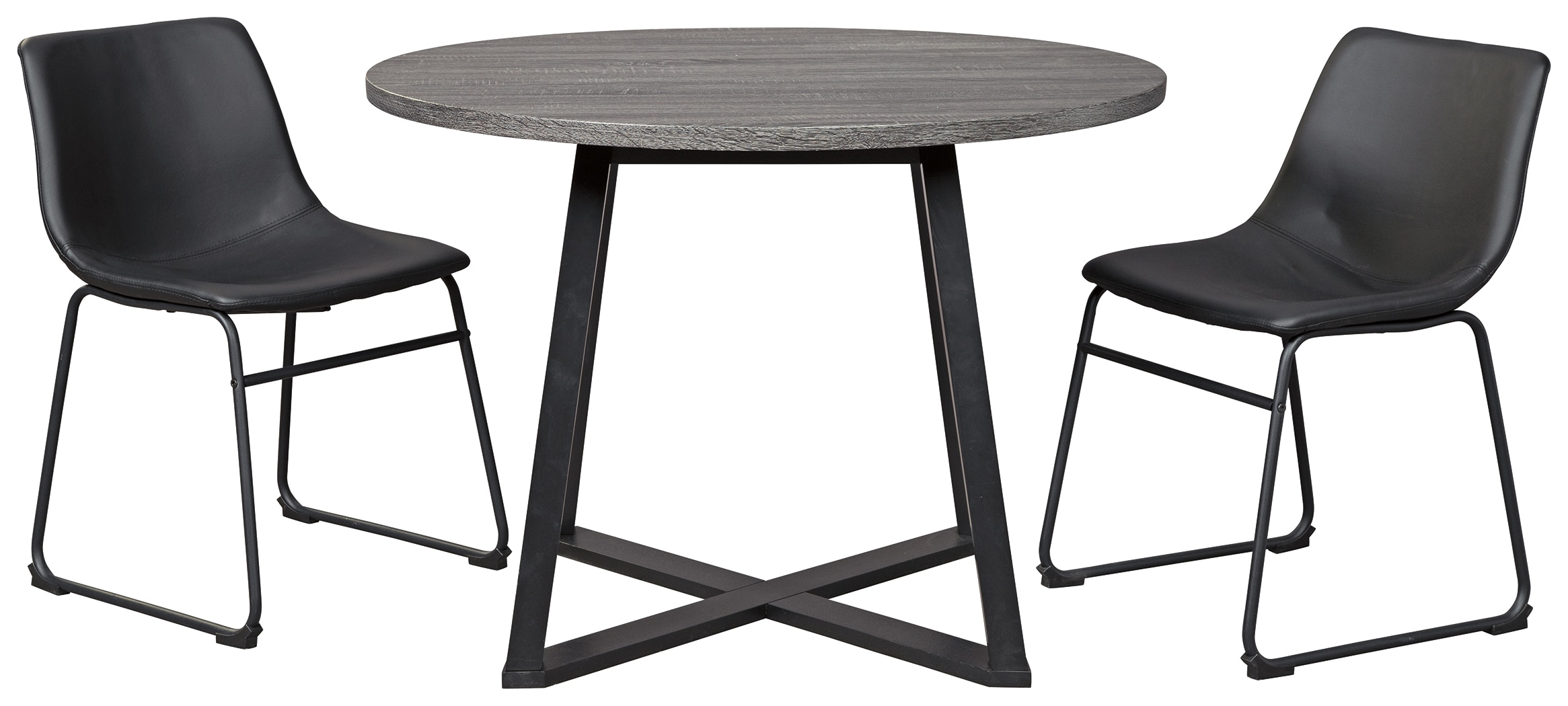 Ashley Centiar Centiar Dining Table and 2 Chairs D372D13 - Portland, OR ...