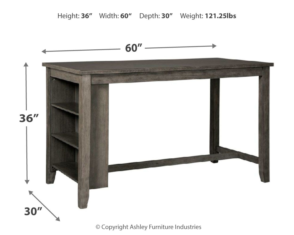 Signature Design by Ashley Casual Dining Caitbrook Counter Height ...
