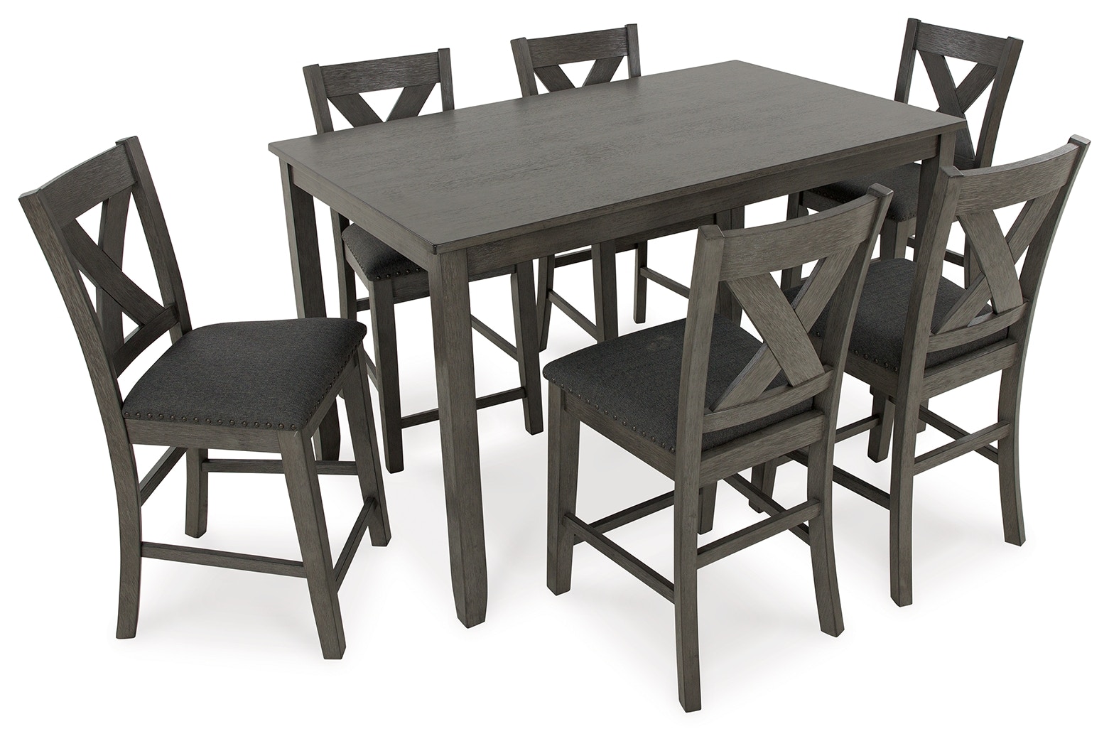 Ashley Caitbrook Caitbrook Counter Height Dining Table and Bar Stools ...