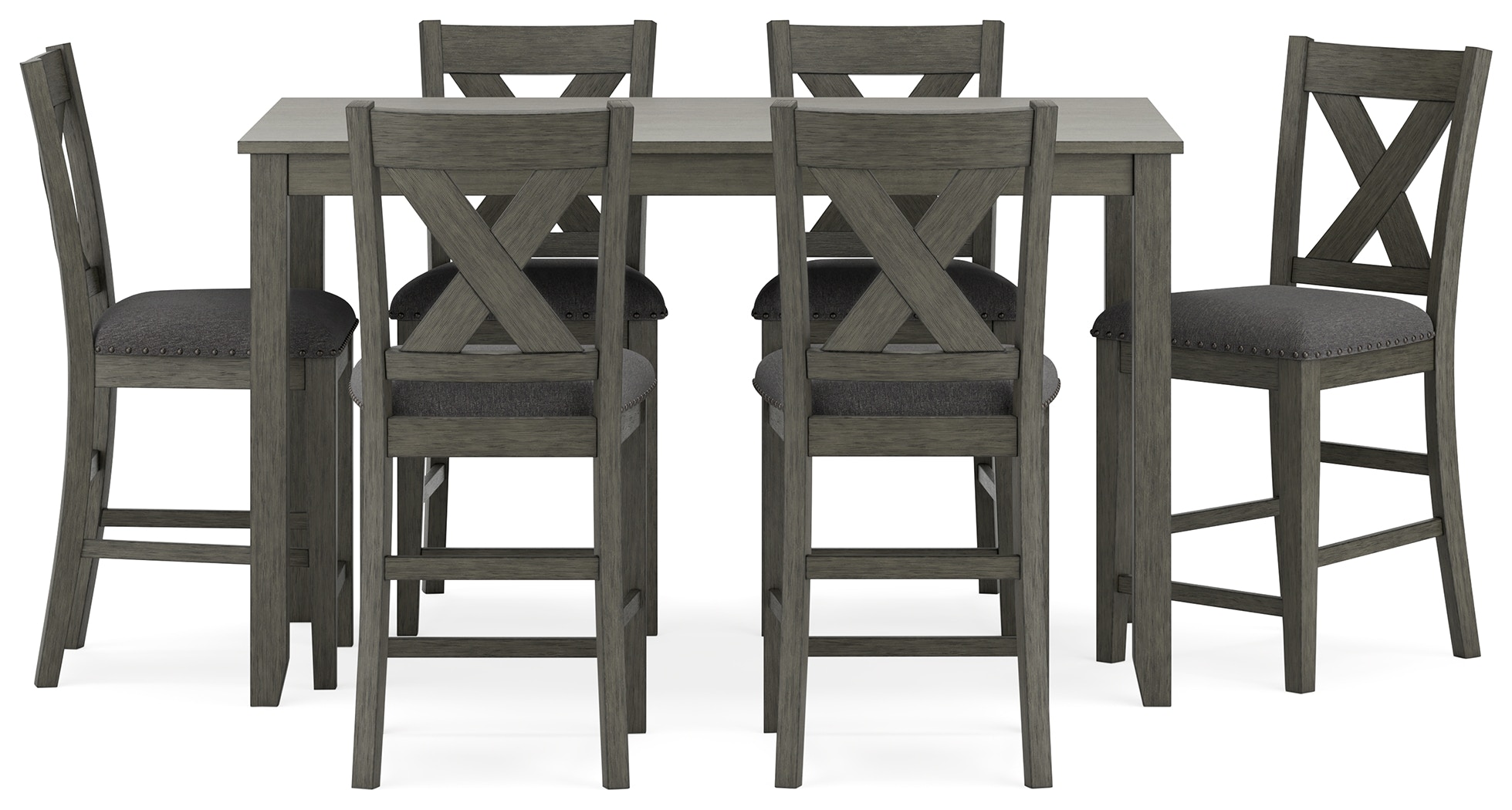 Ashley Caitbrook Caitbrook Counter Height Dining Table and Bar Stools ...