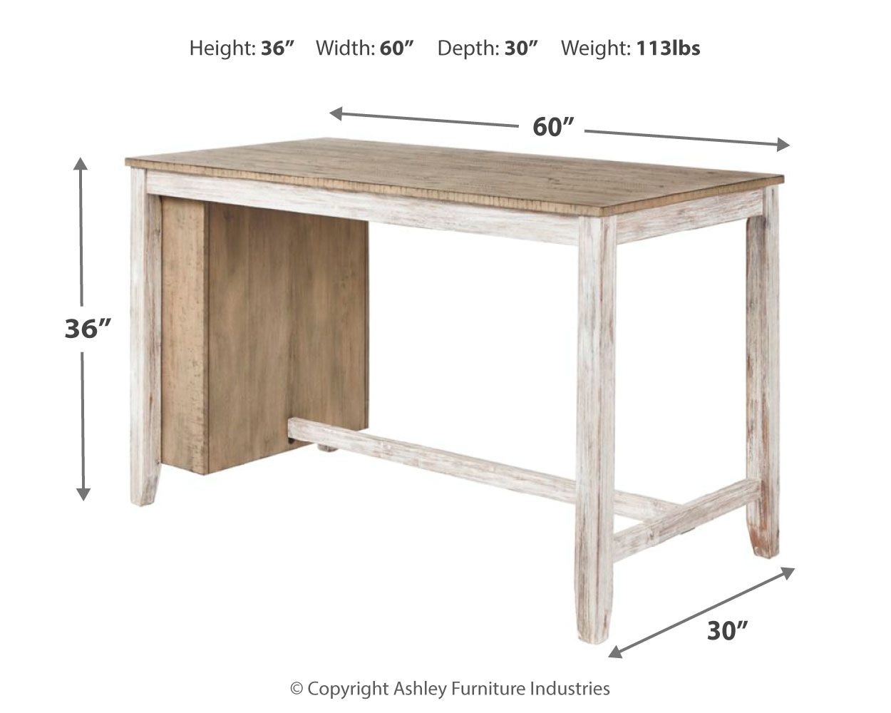 Signature Design by Ashley Casual Dining Skempton Counter Height Dining ...
