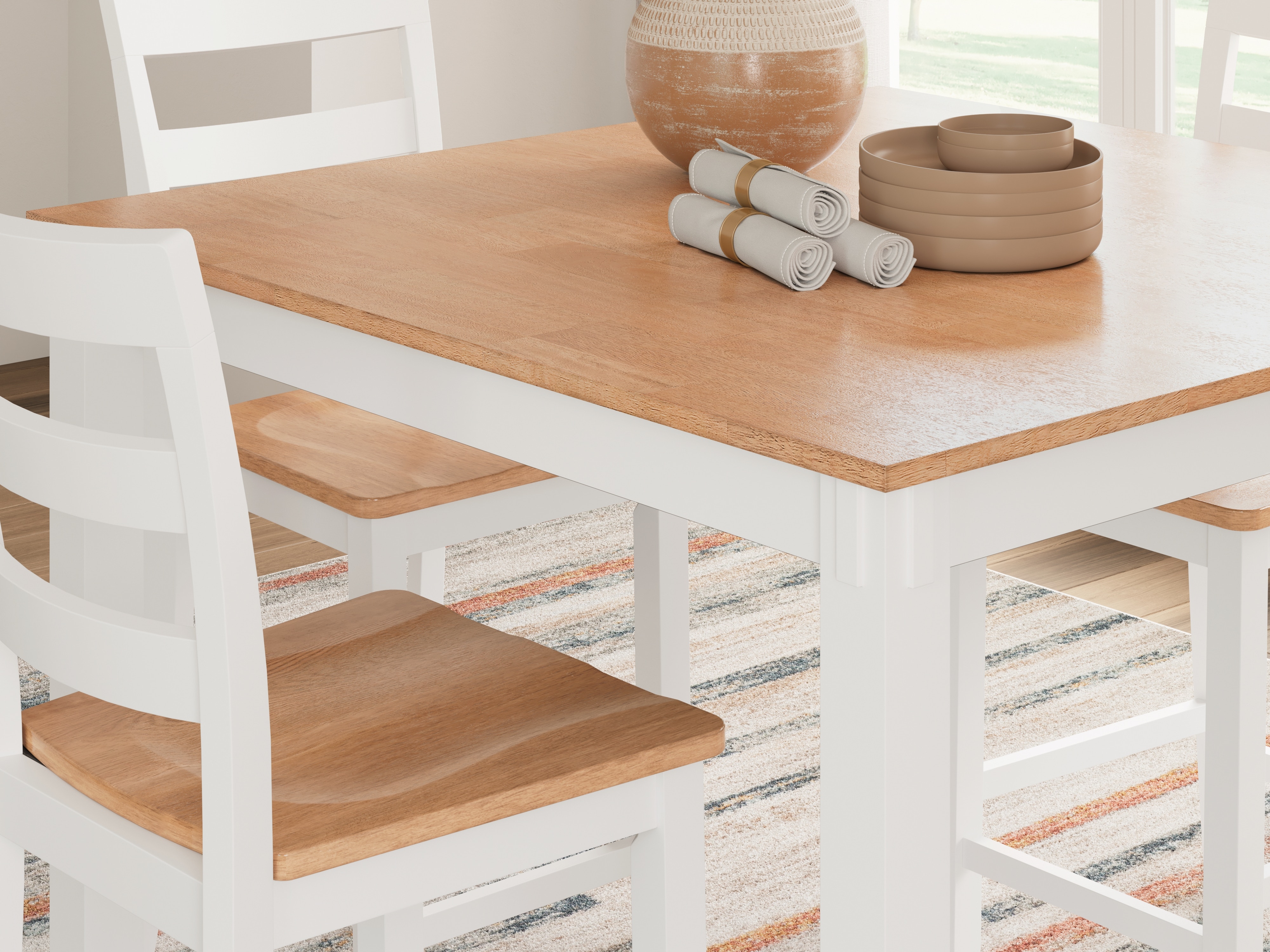 Gesthaven Counter Height Dining Table and 4 Barstools Set of 5