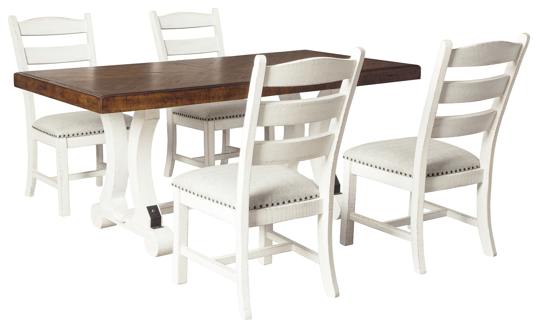 Ashley Valebeck Valebeck Dining Table and 4 Chairs D546D2 - Portland ...