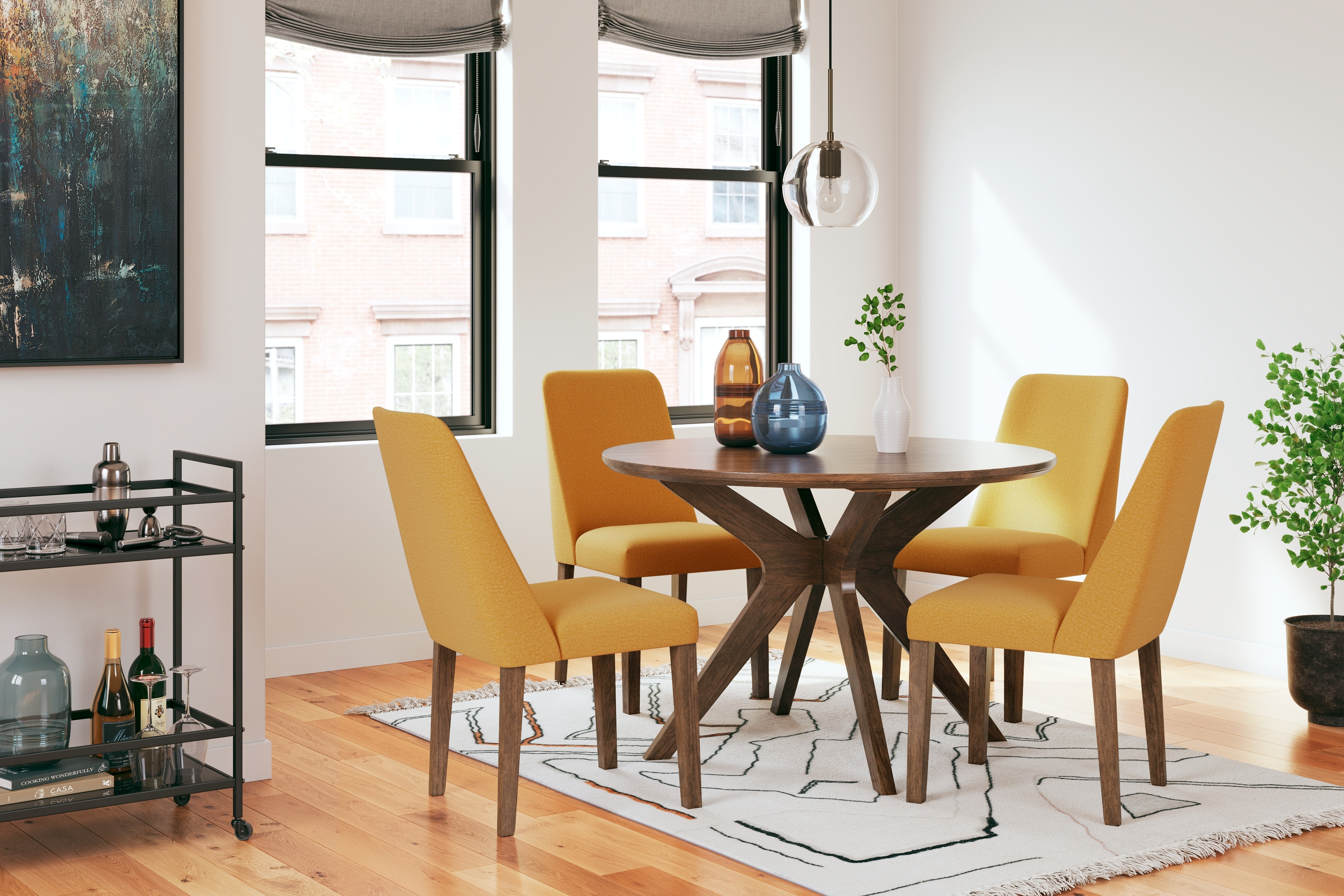 Ashley Lyncott Lyncott Dining Chair D615-04 - Portland, OR | Key Home ...